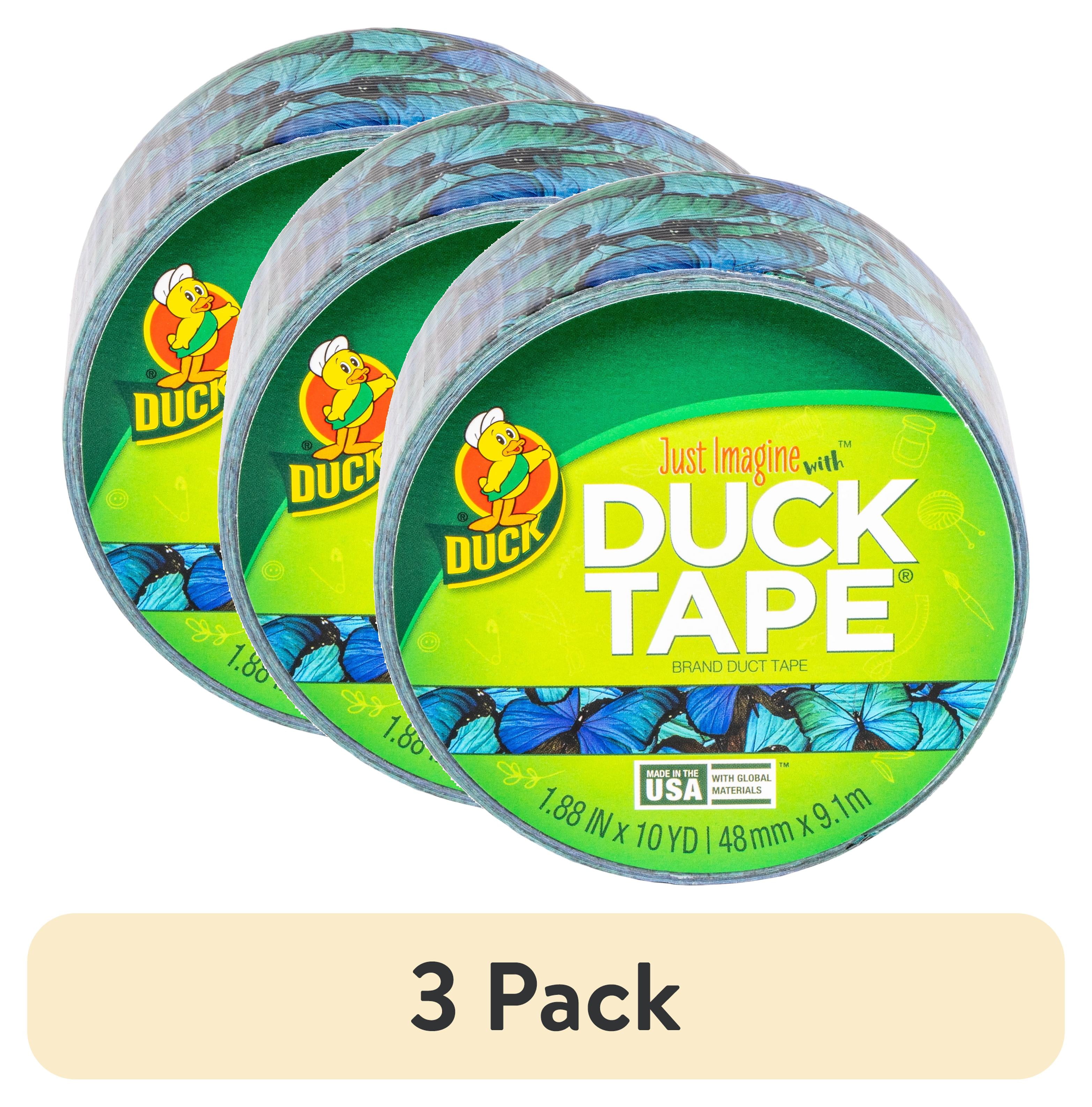 (3 pack) Printed Duck Tape Brand Duct Tape, 1.88 in. x 10 yd ...