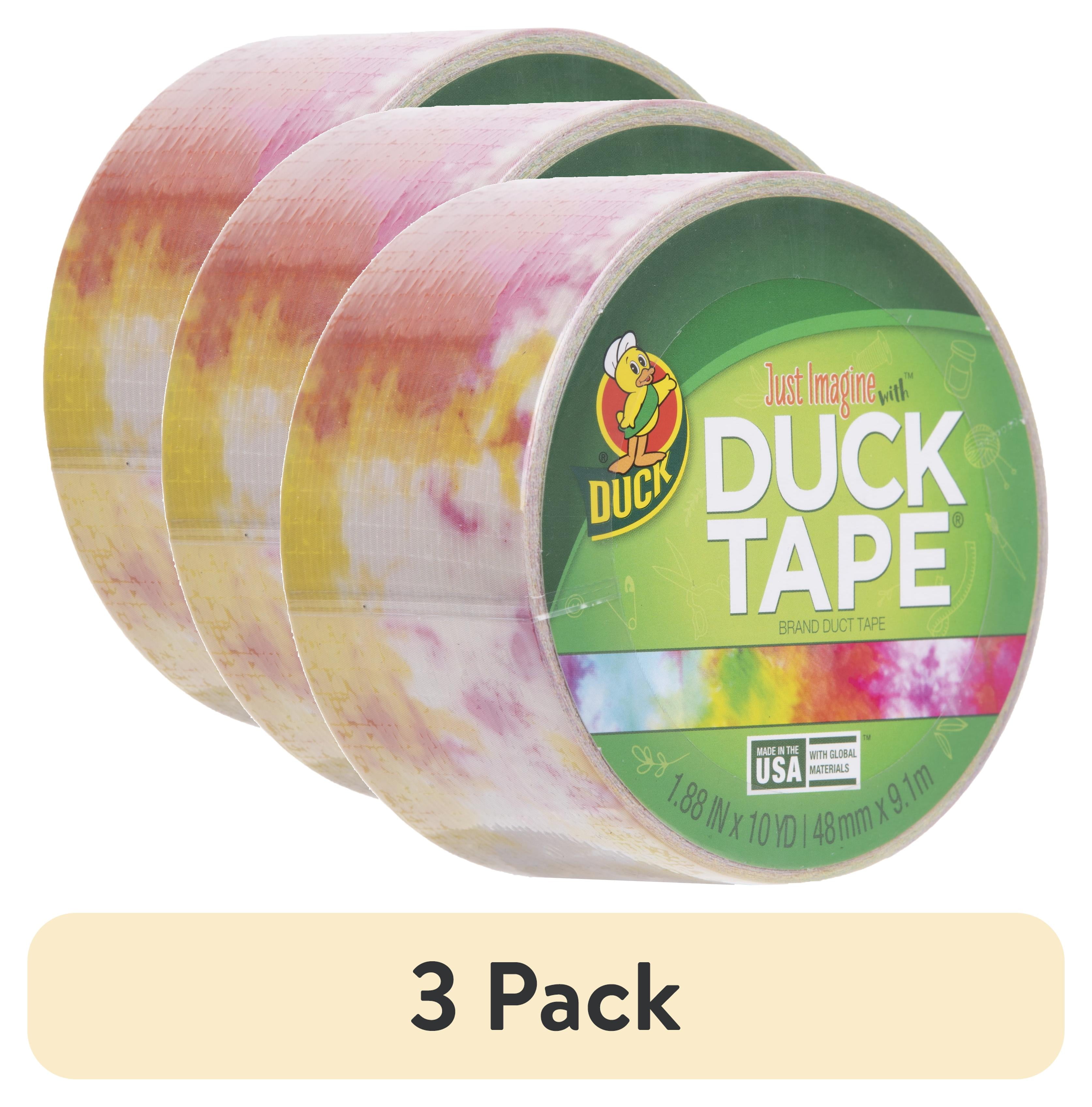 (3 pack) Printed Duck Tape Brand Duct Tape - Tie-Dye, 10 Yards ...