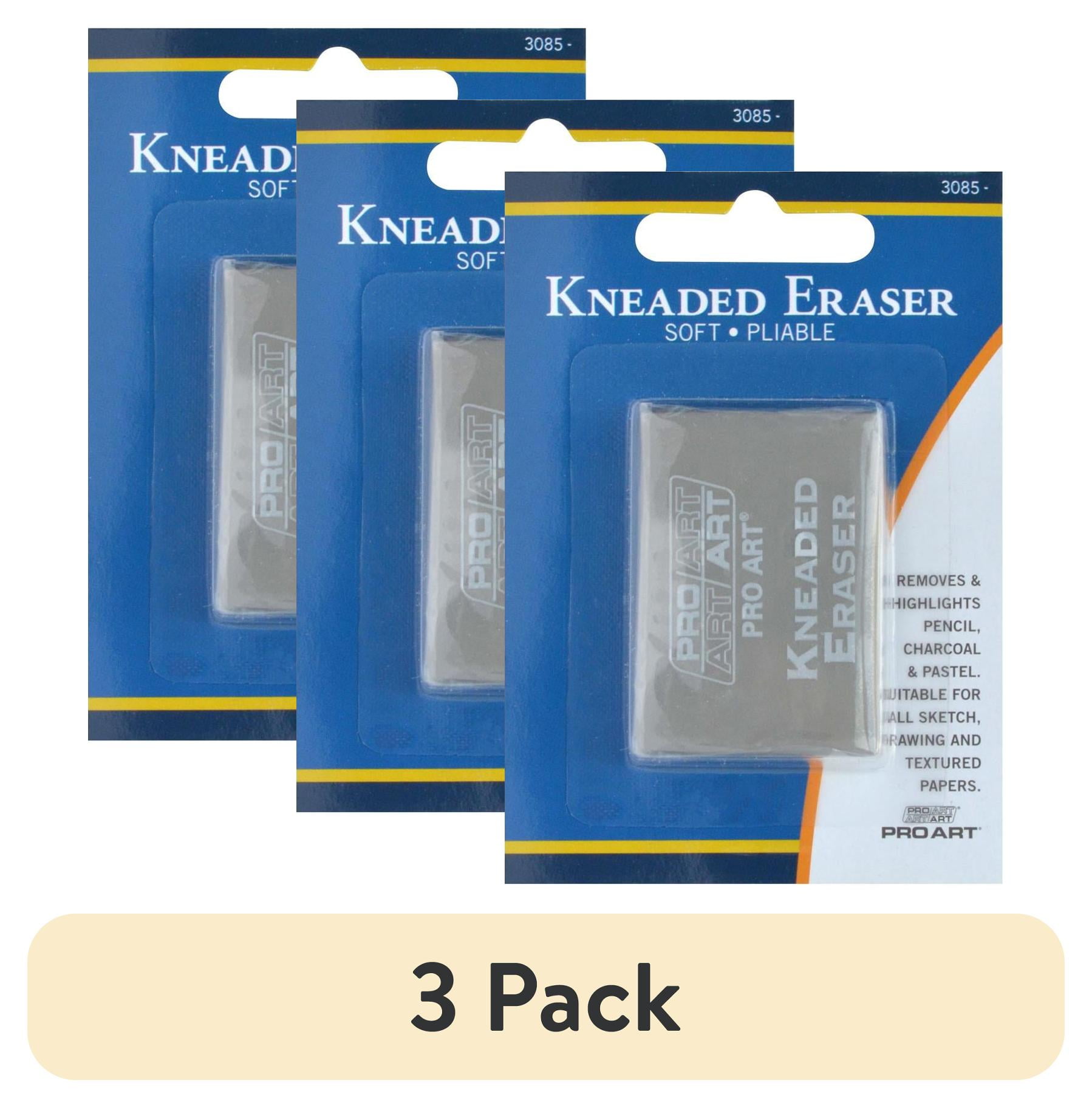 (3 pack) Pro Art Kneaded Eraser – Soft, Pliable, and Moldable Art ...