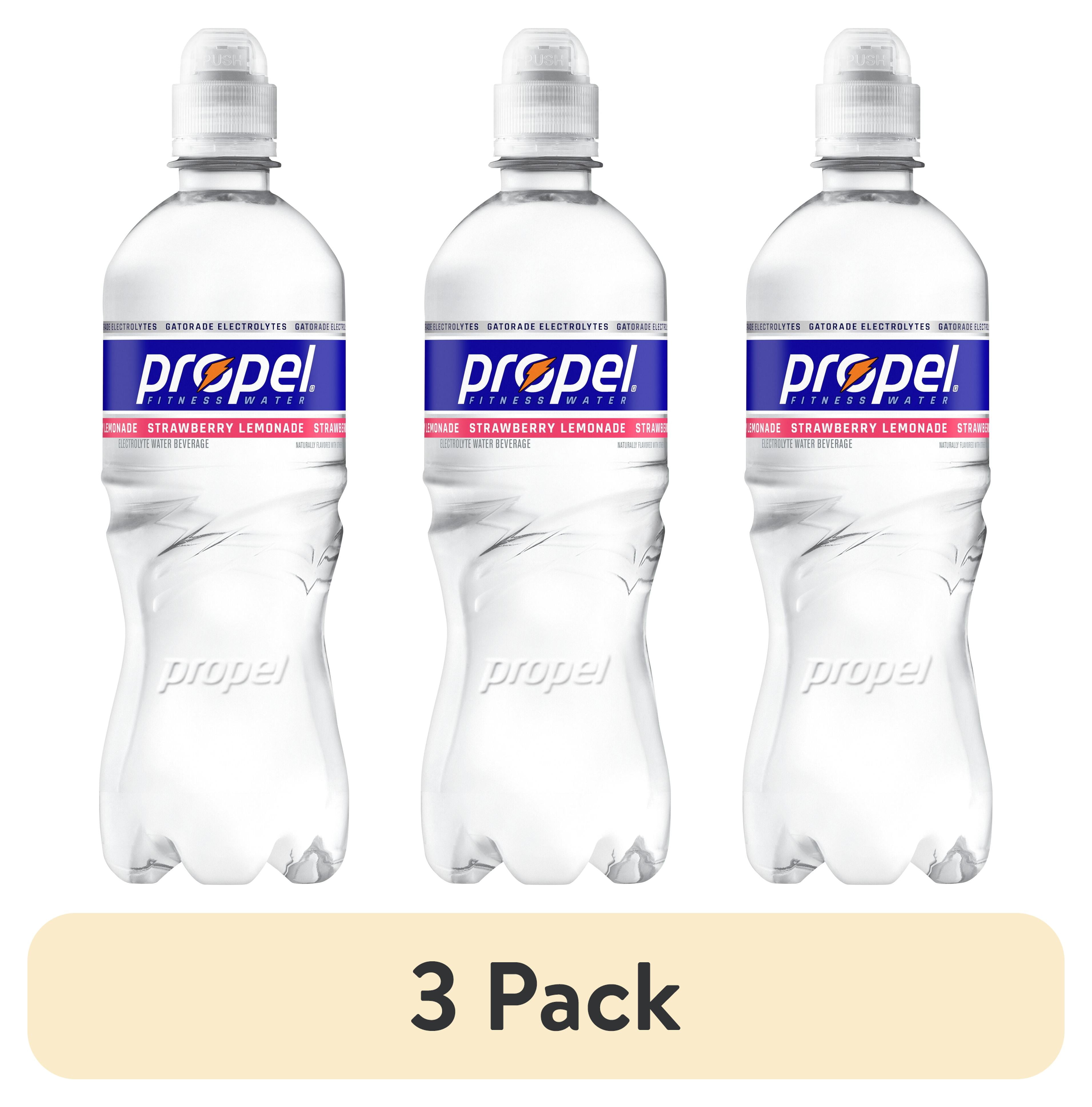 (3 pack) Propel Zero, Strawberry Lemonade, 20 fl oz Bottle - Walmart.com