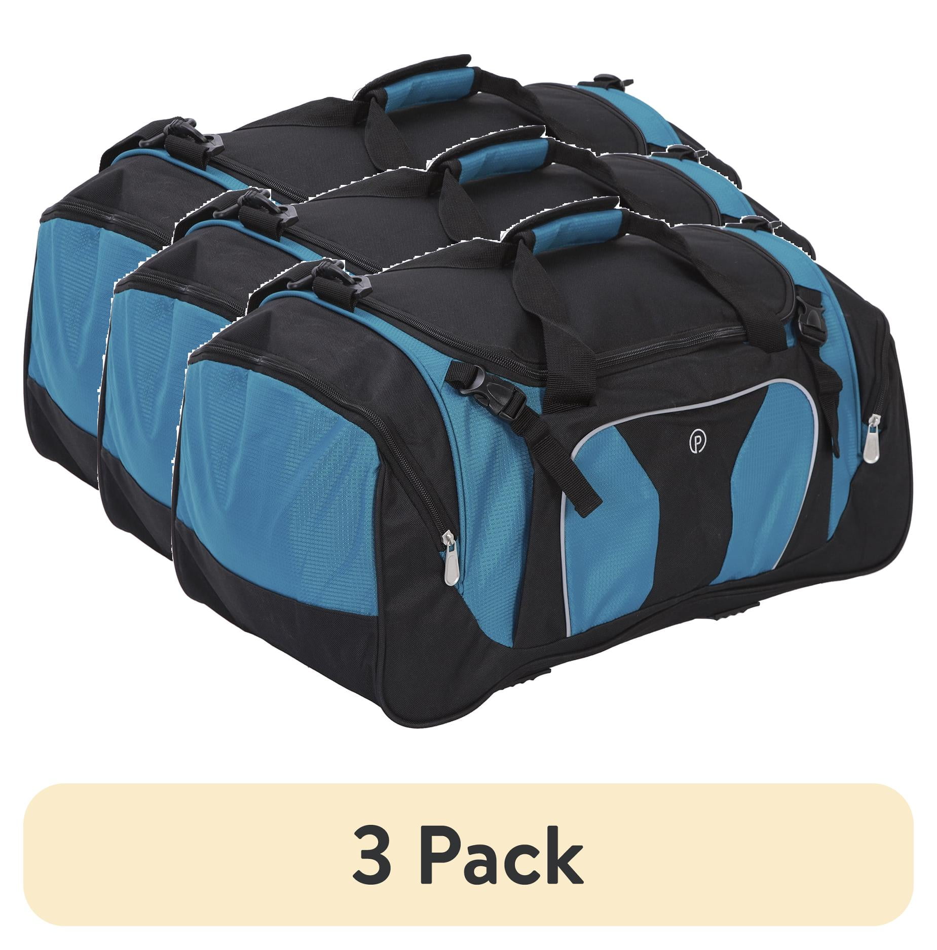 (3 pack) Protege 22-inch Small Sport Duffel Bag for Travel, Aqua ...
