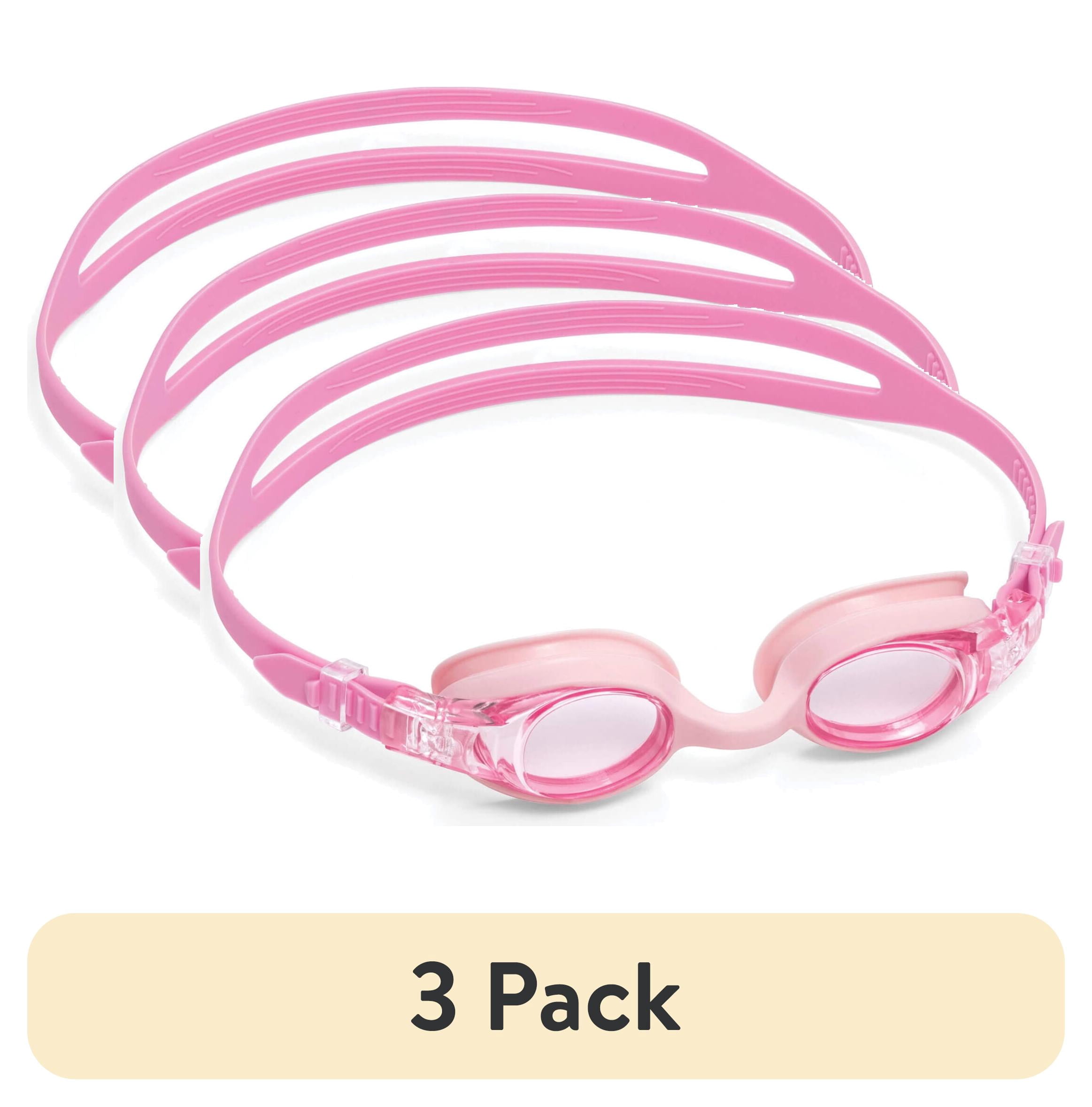 (3 pack) Puddle Jumper Child Swim Goggles, Pink, Non-Latex and Non-PVC ...