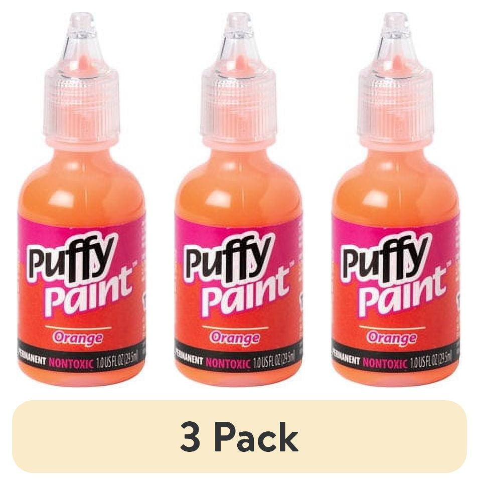 (3 pack) Puffy 3D Puff Paint, Fabric and Multi-Surface, Orange, 1 fl oz ...