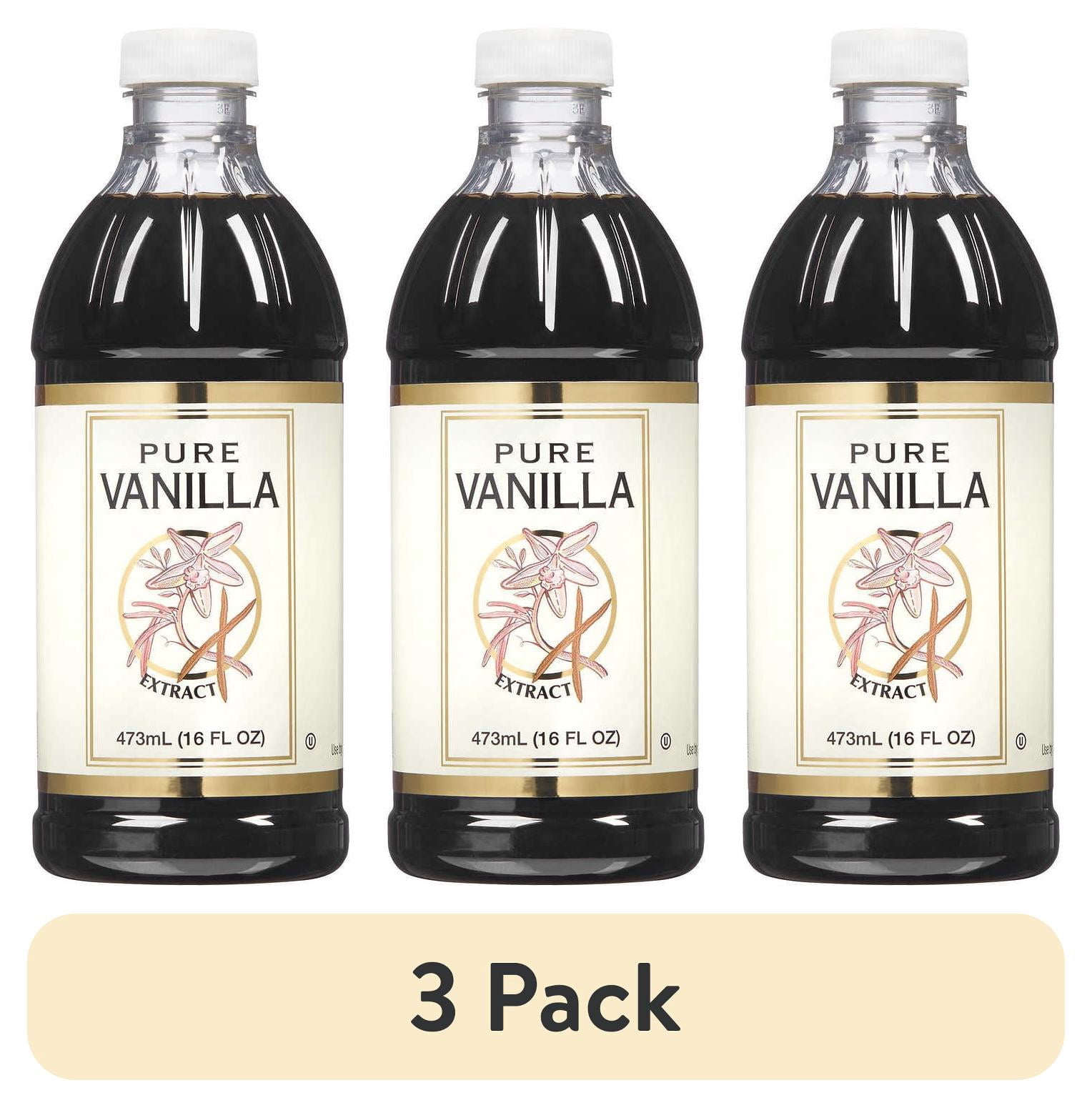 (3 pack) Pure Vanilla Extract (16 oz ) - Walmart.com