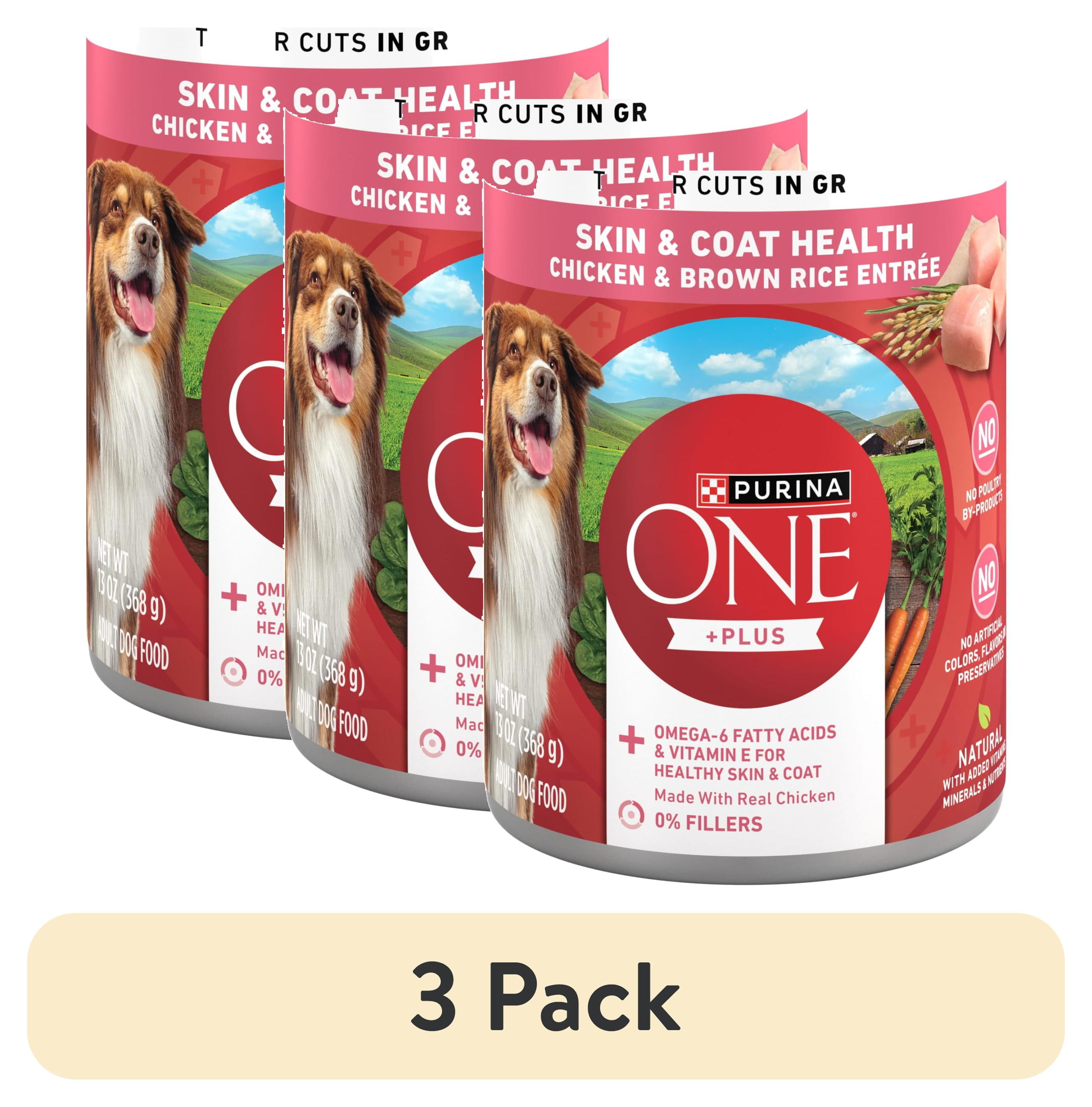 (3 pack) Purina ONE Plus Tender Cuts in Gravy Skin and Coat Chicken and ...