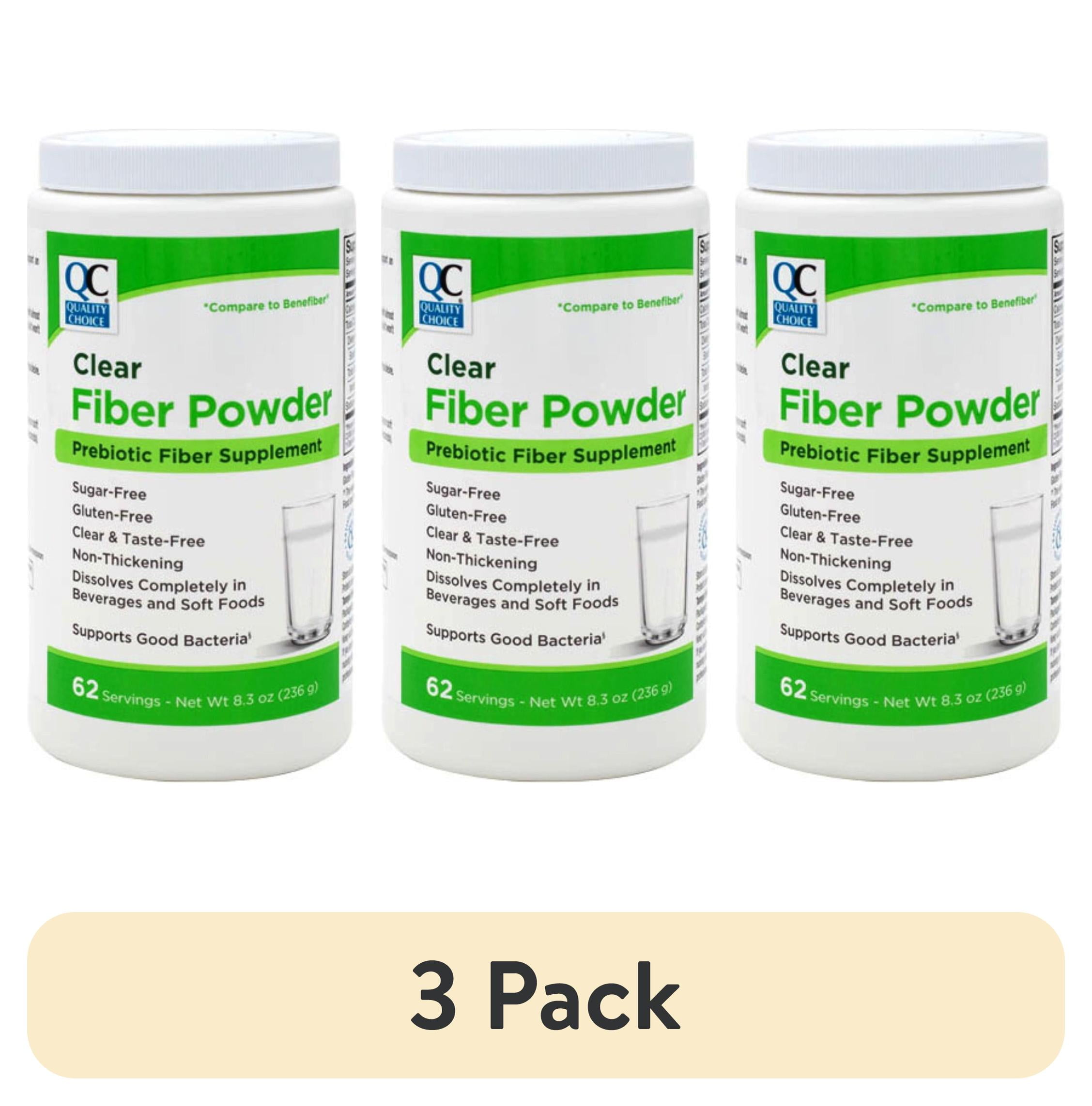 (3 pack) Quality Choice Clear Prebiotic Fiber Supplement Powder for ...