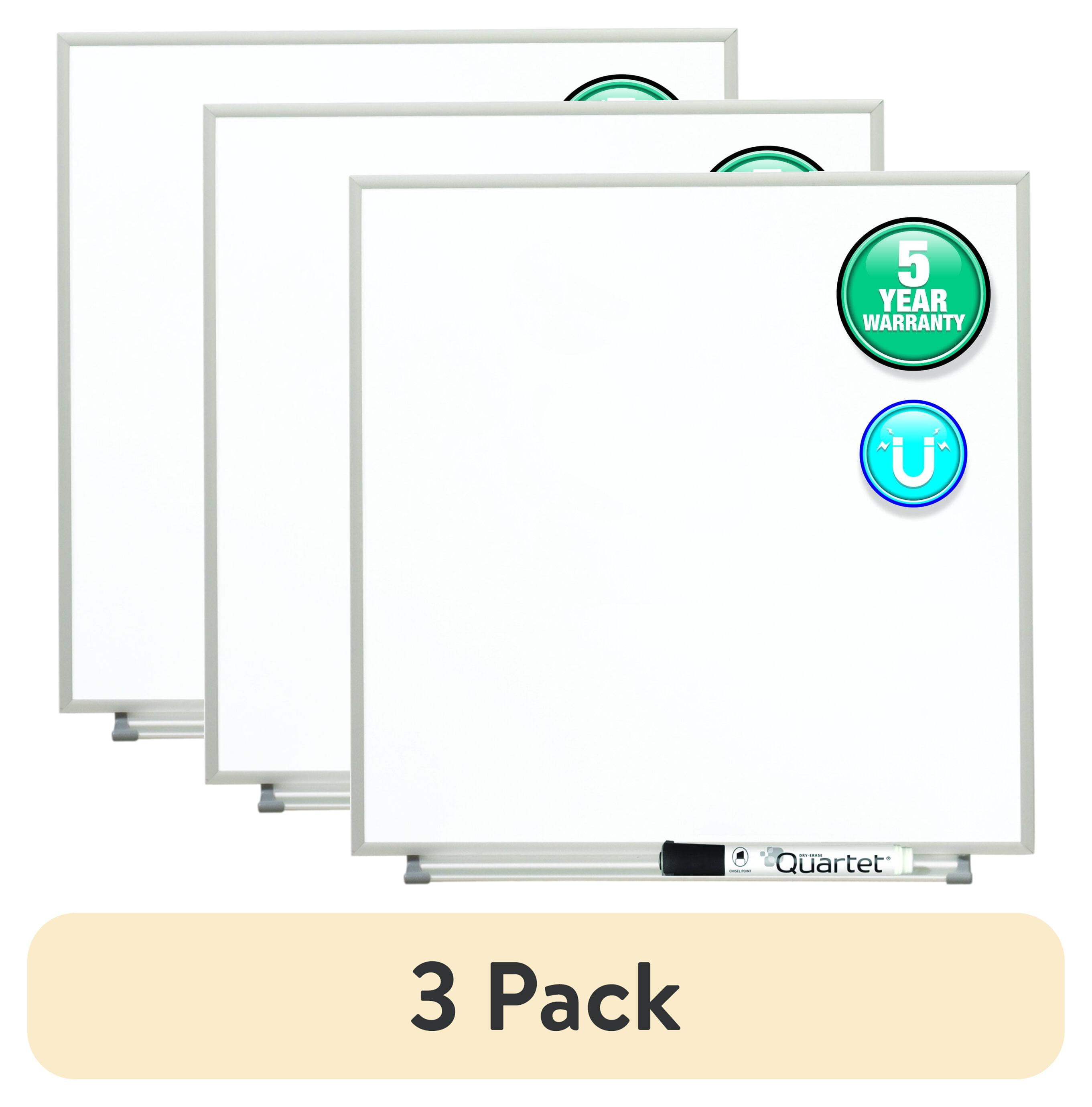 (3 pack) Quartet Matrix Magnetic Modular Whiteboard 16 x 16 Silver ...