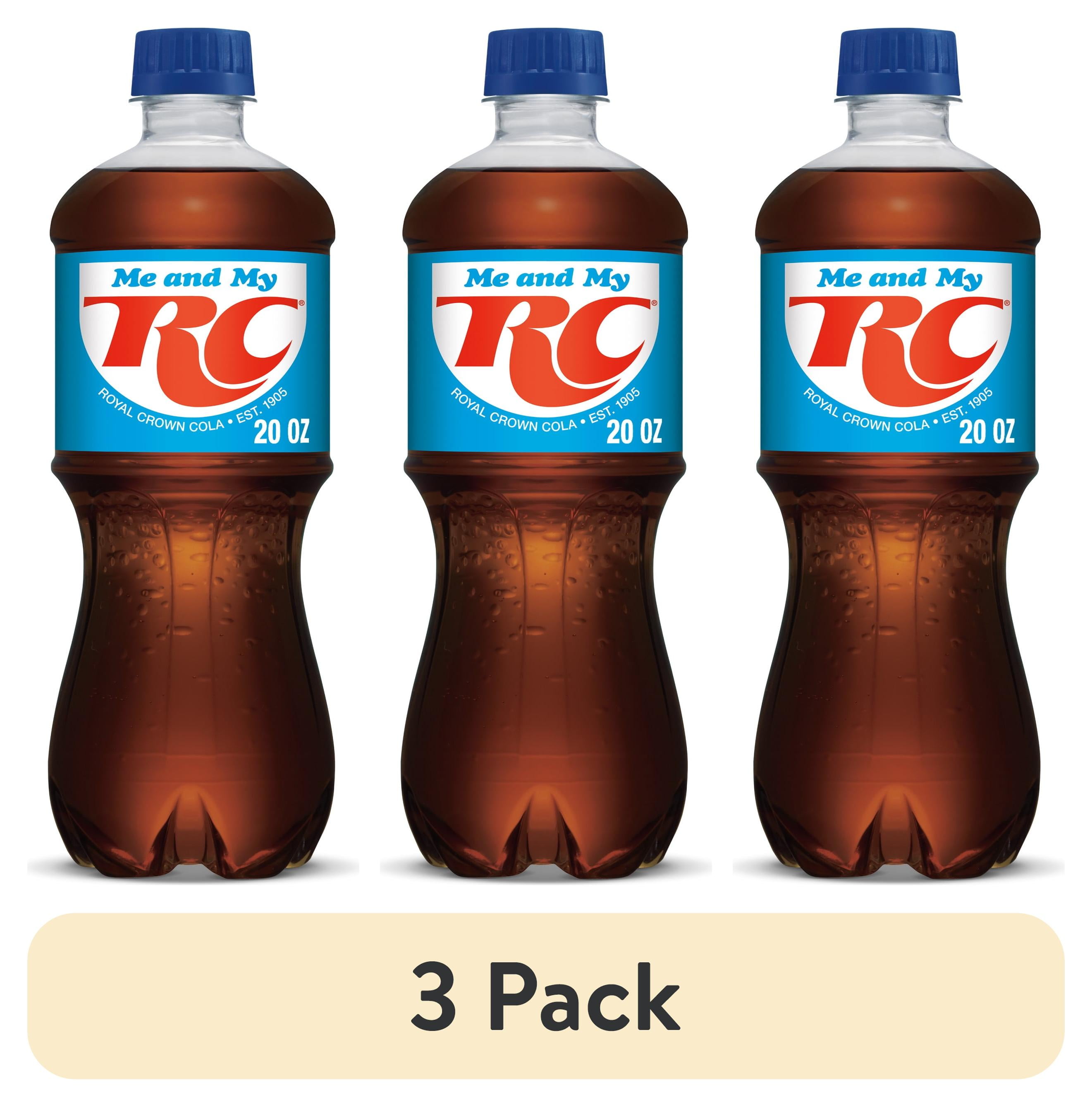 (3 pack) RC Cola Soda Pop, 20 fl oz, Bottle - Walmart.com