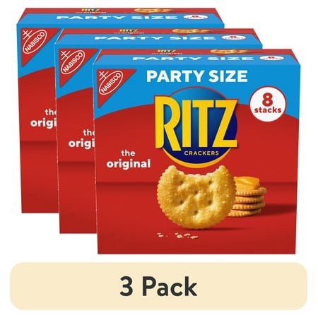 (3 pack) RITZ Original Crackers, Snacks for Kids and Adults, Lunch ...