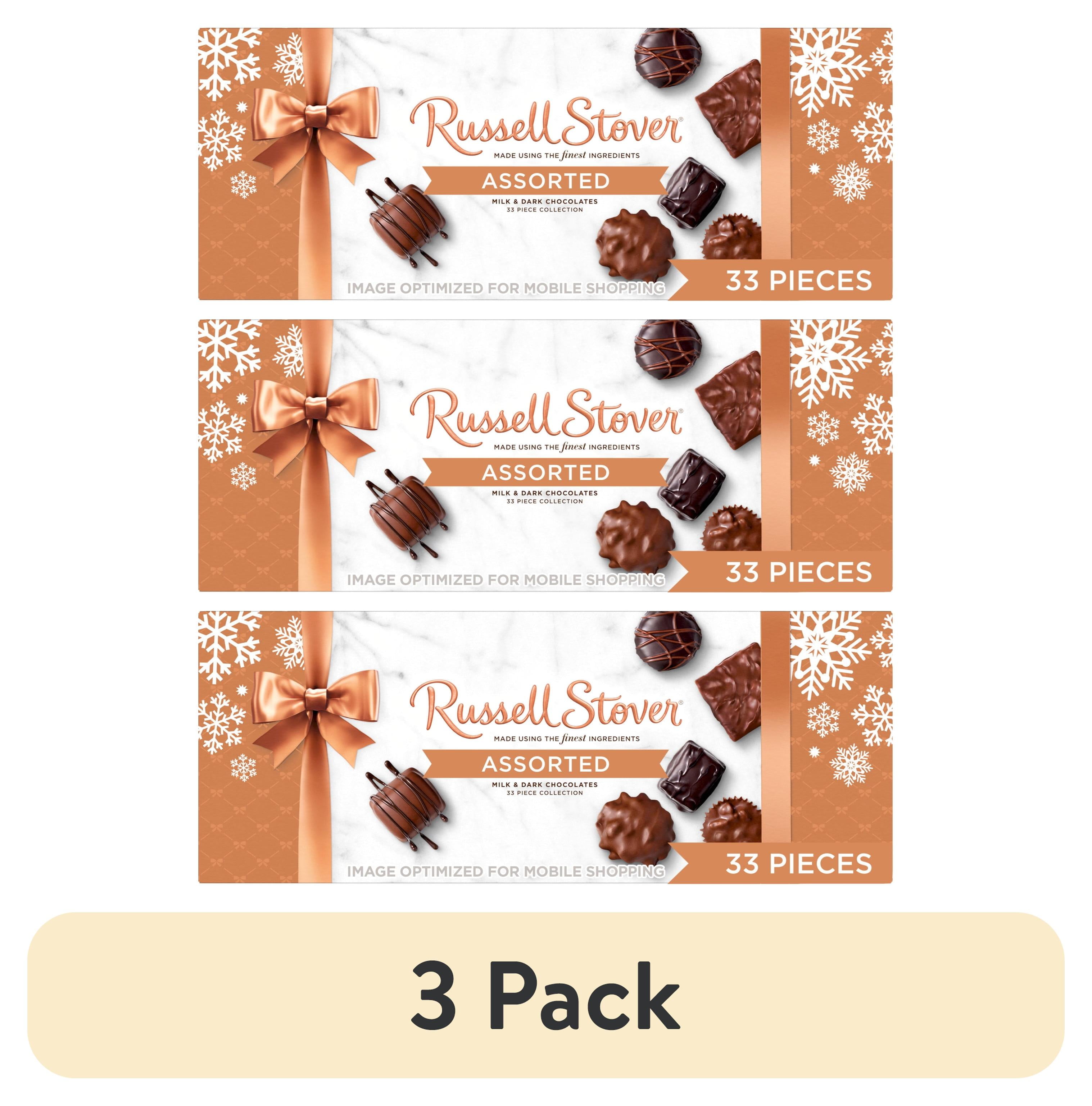 (3 pack) RUSSELL STOVER Christmas Assorted Milk & Dark Chocolate WOW ...