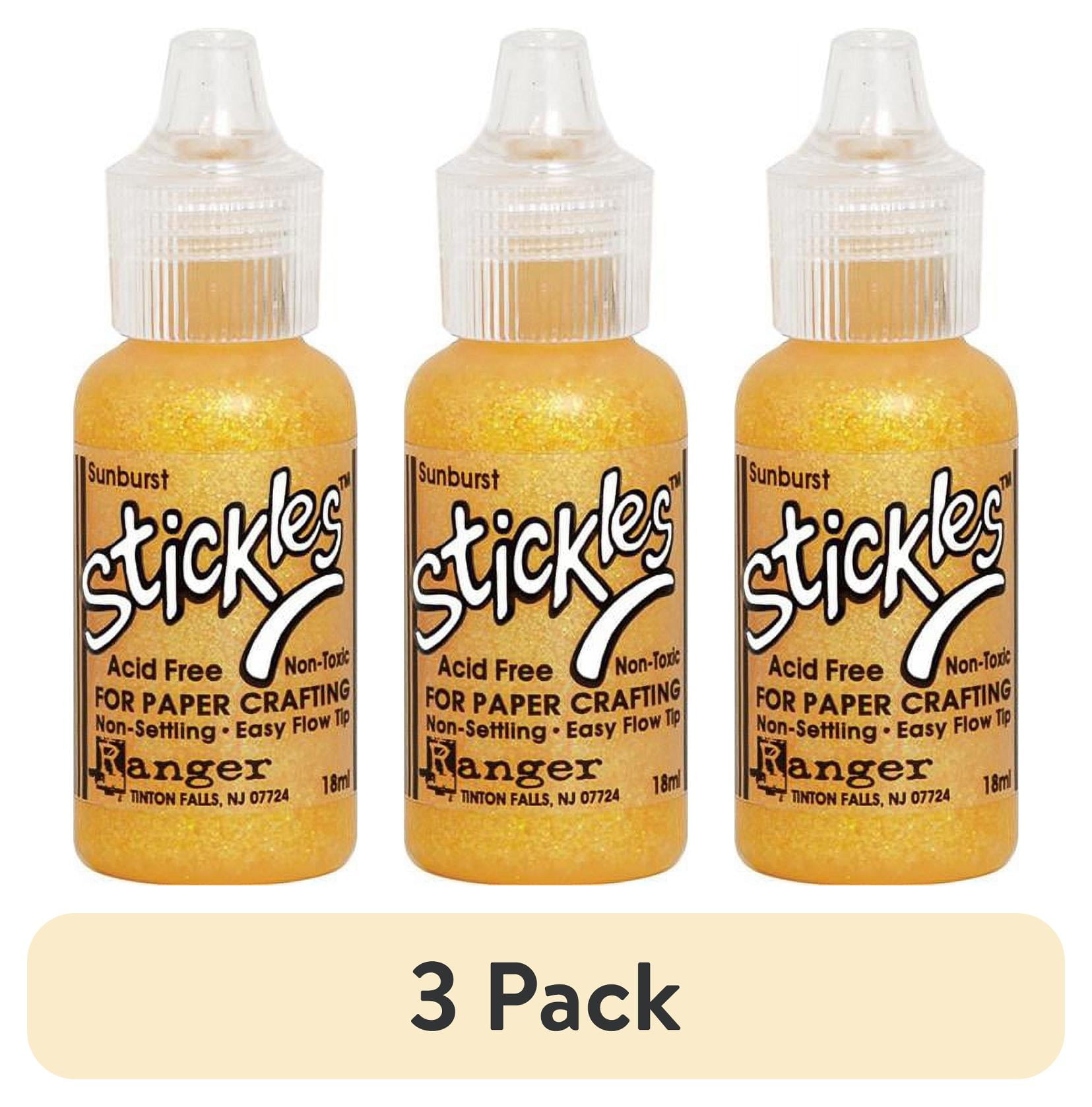 (3 pack) Ranger Stickles Glitter Glue .5oz-Sunburst - Walmart.com