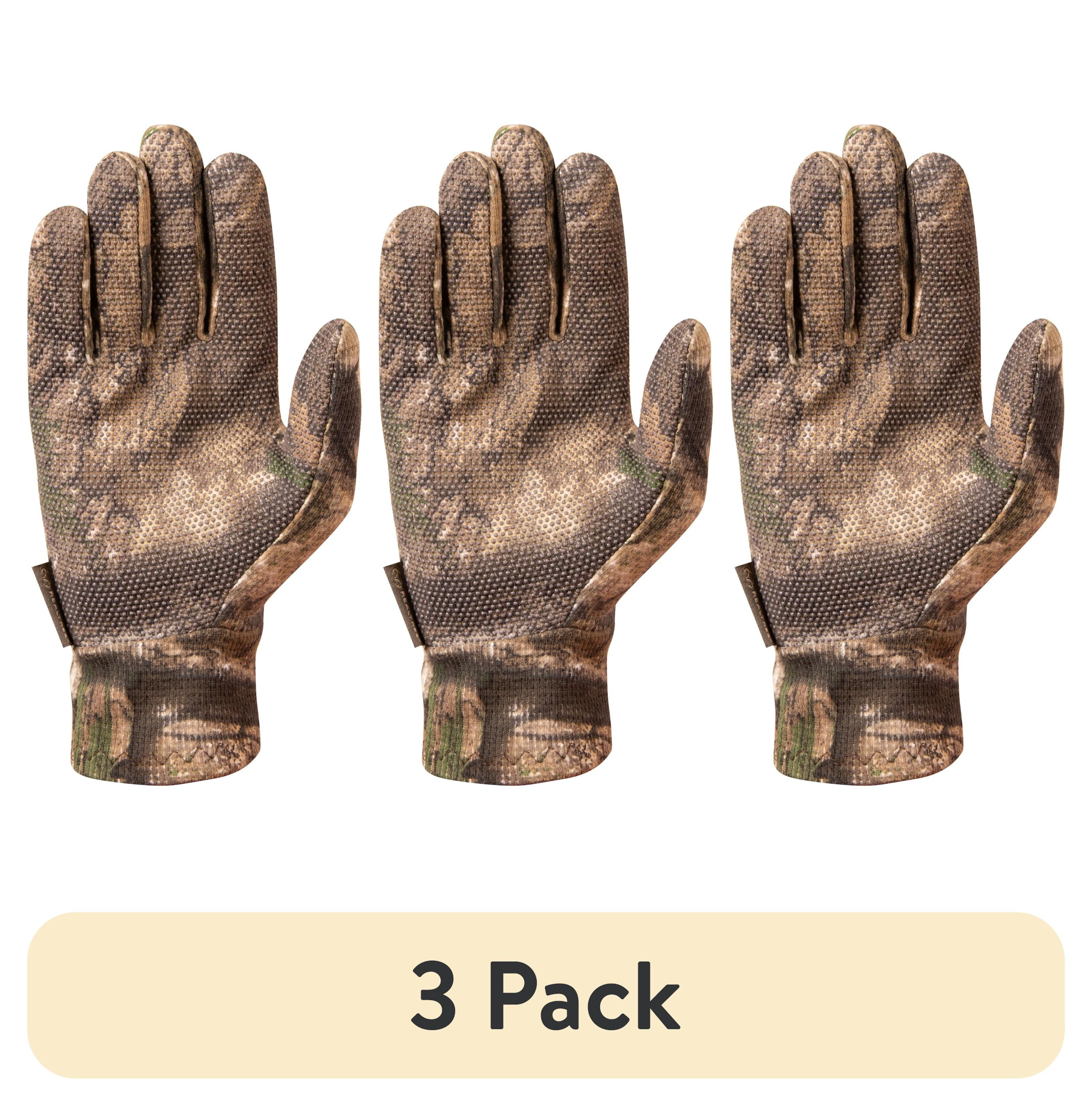 (3 pack) Realtree APX Men's Thermal Stretch Hunting Gloves - Walmart.com