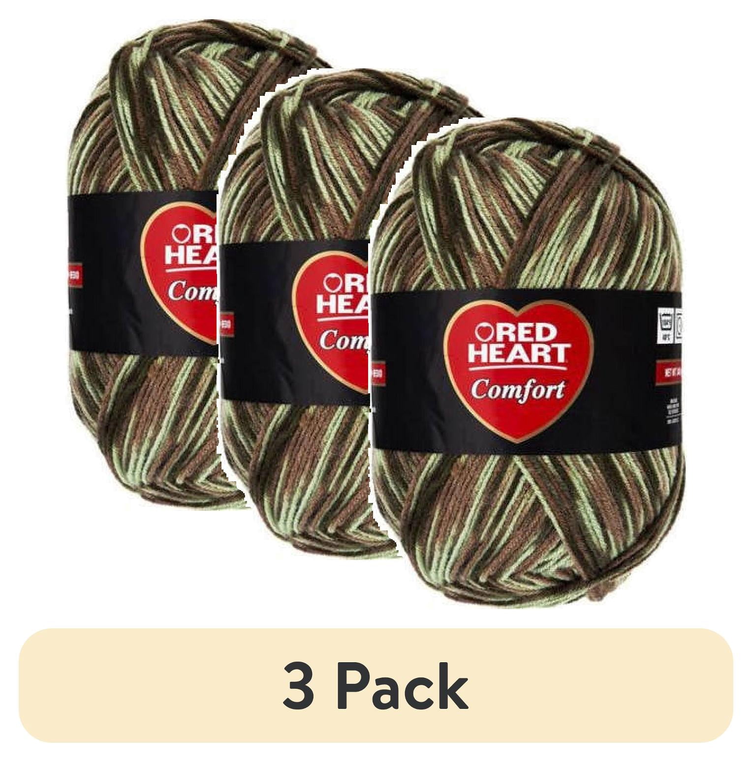 (3 pack) Red Heart Comfort Yarn-Light Camo Print - Walmart.com