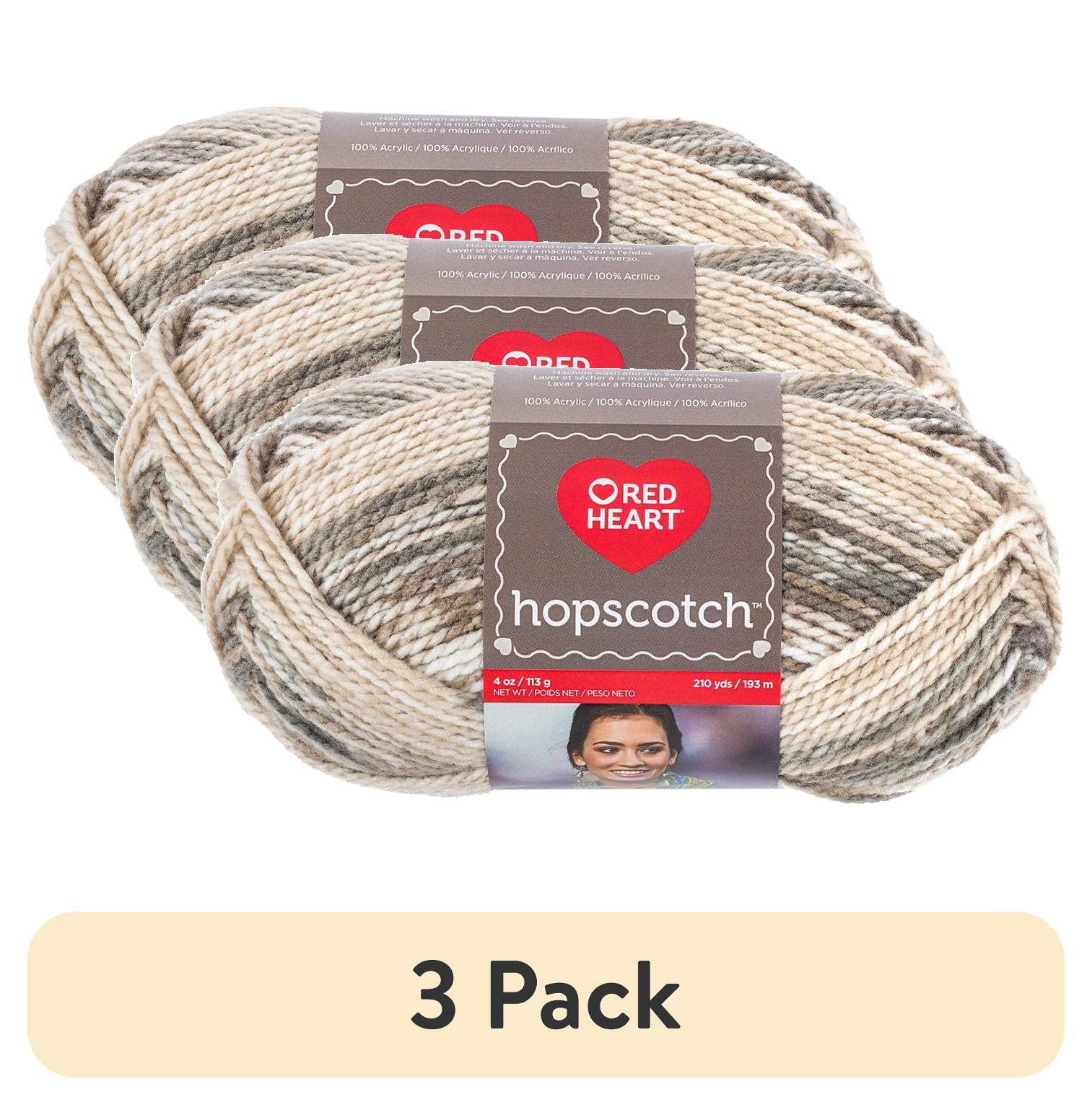 (3 pack) Red Heart Hopscotch Yarn-Somersault - Walmart.com