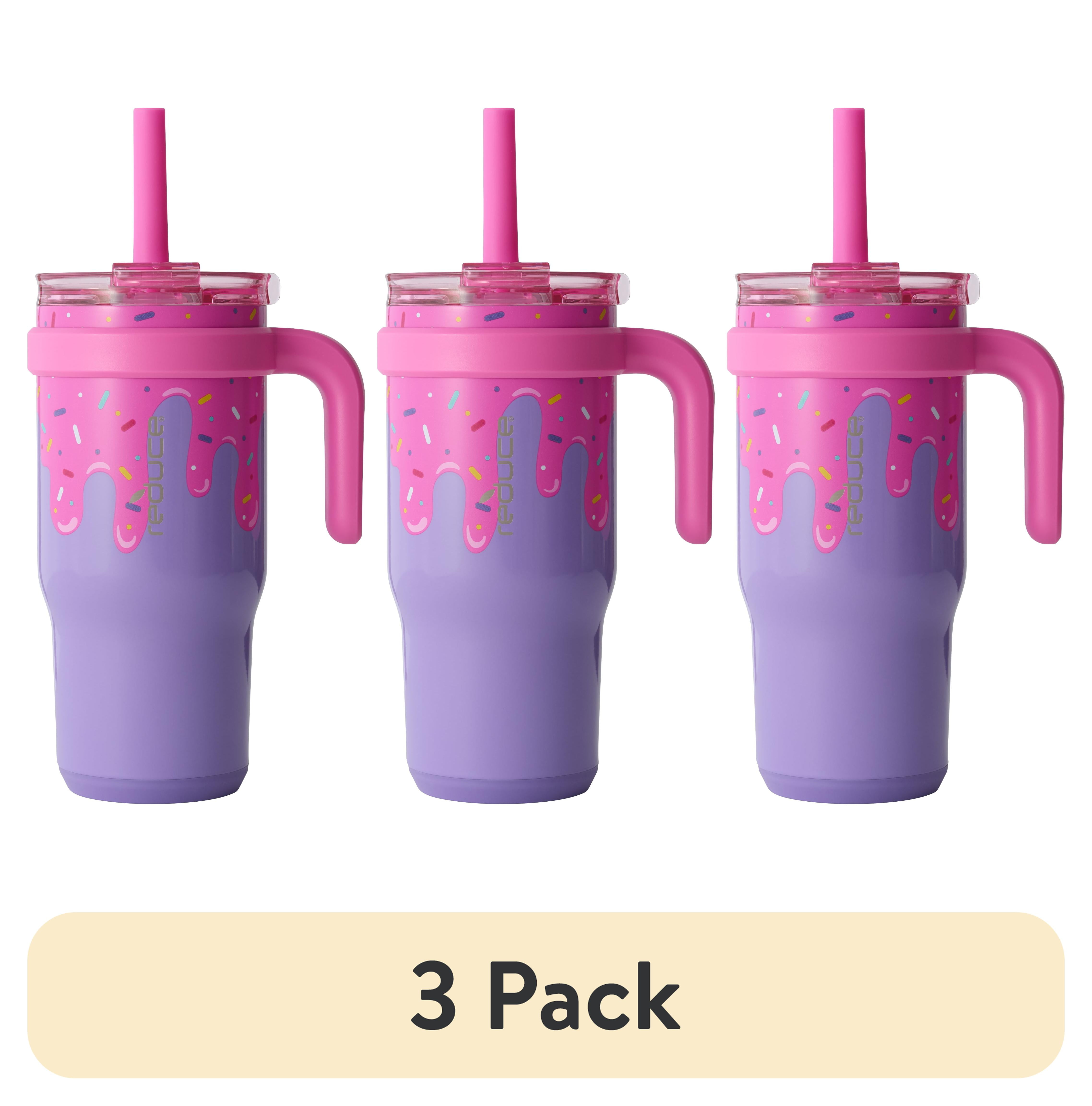 (3 pack) Reduce Coldee Kids Insulated Tumbler with Straw, 18oz ...