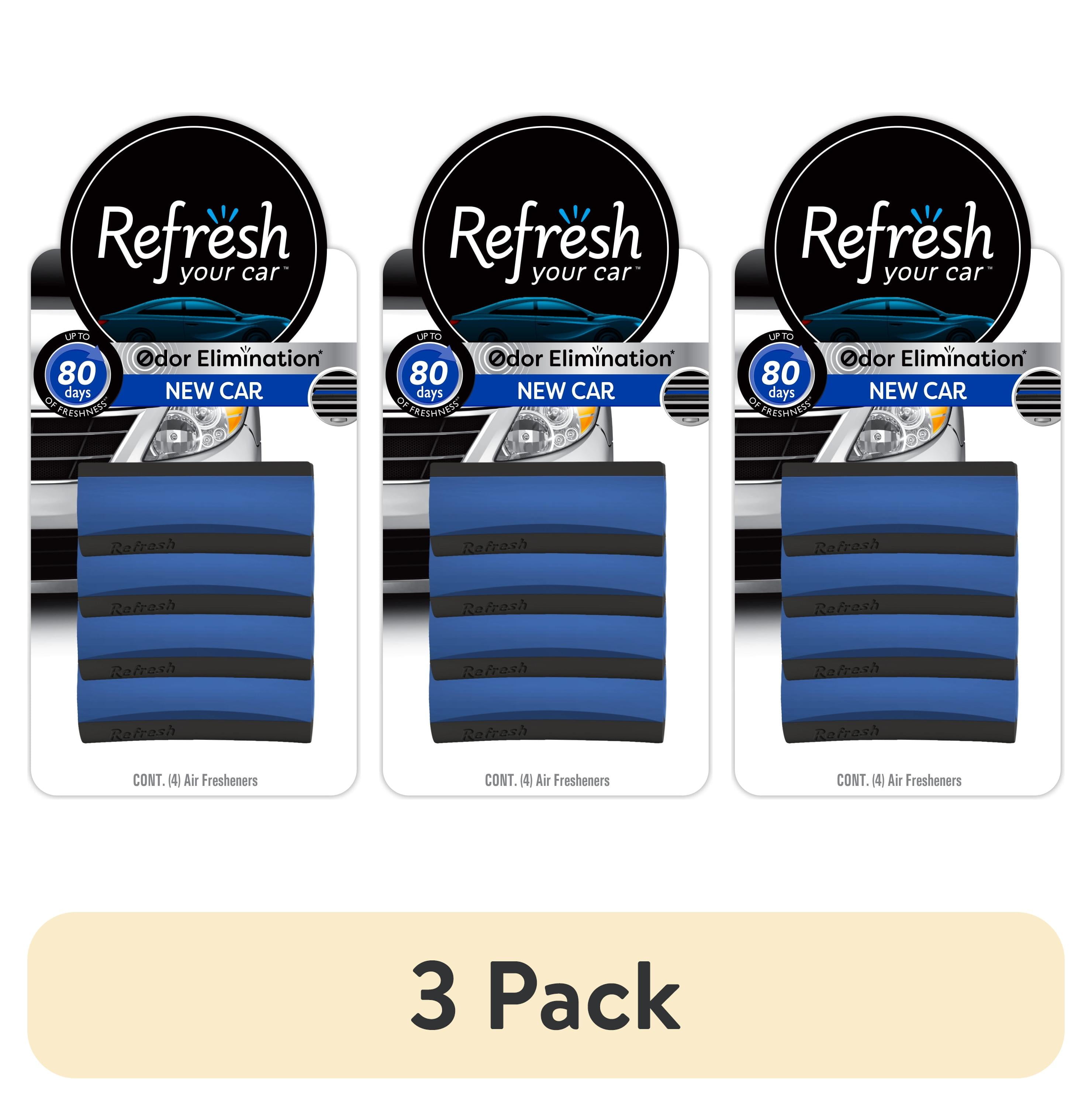 (3 pack) Refresh Your Car! Contour Vent Stick Car Air Freshener - 4 ...