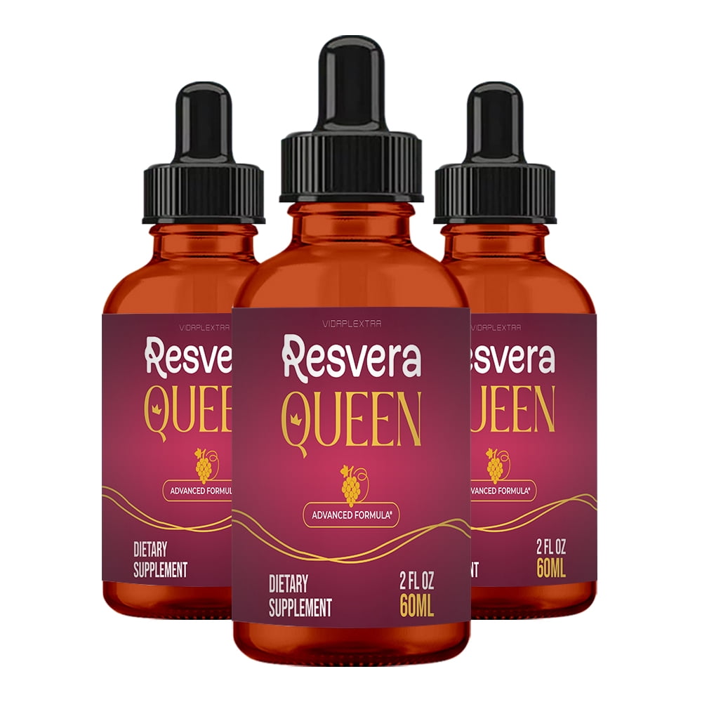 (3 pack) Resvera Queen Drops - Resvera Queen Liquid Supplement Drops ...