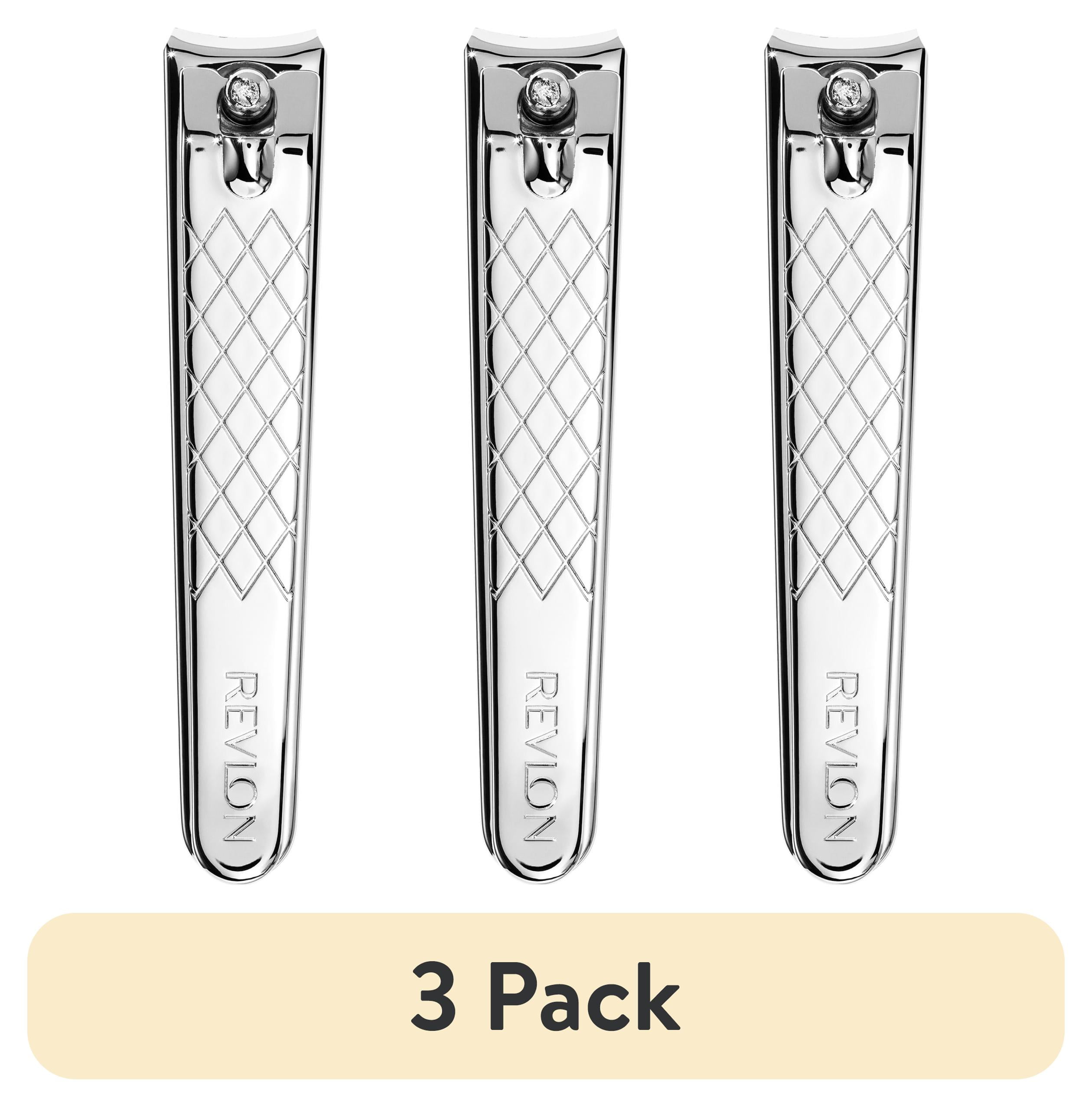 (3 pack) Revlon Accurate Clipping Stainless Steel Toenail Clipper ...