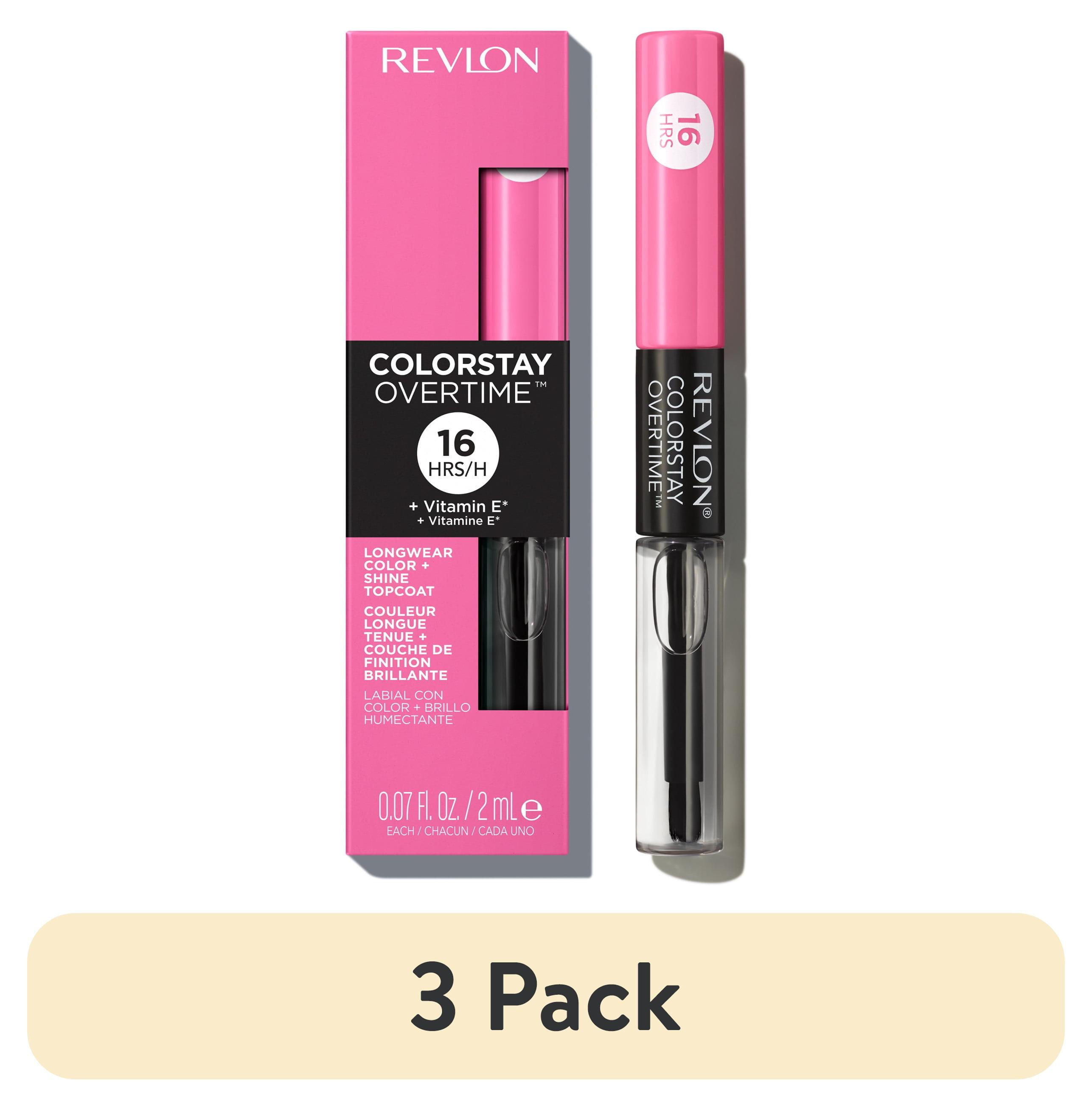 (3 pack) Revlon ColorStay Overtime Longwearing Gloss Lipstick with ...