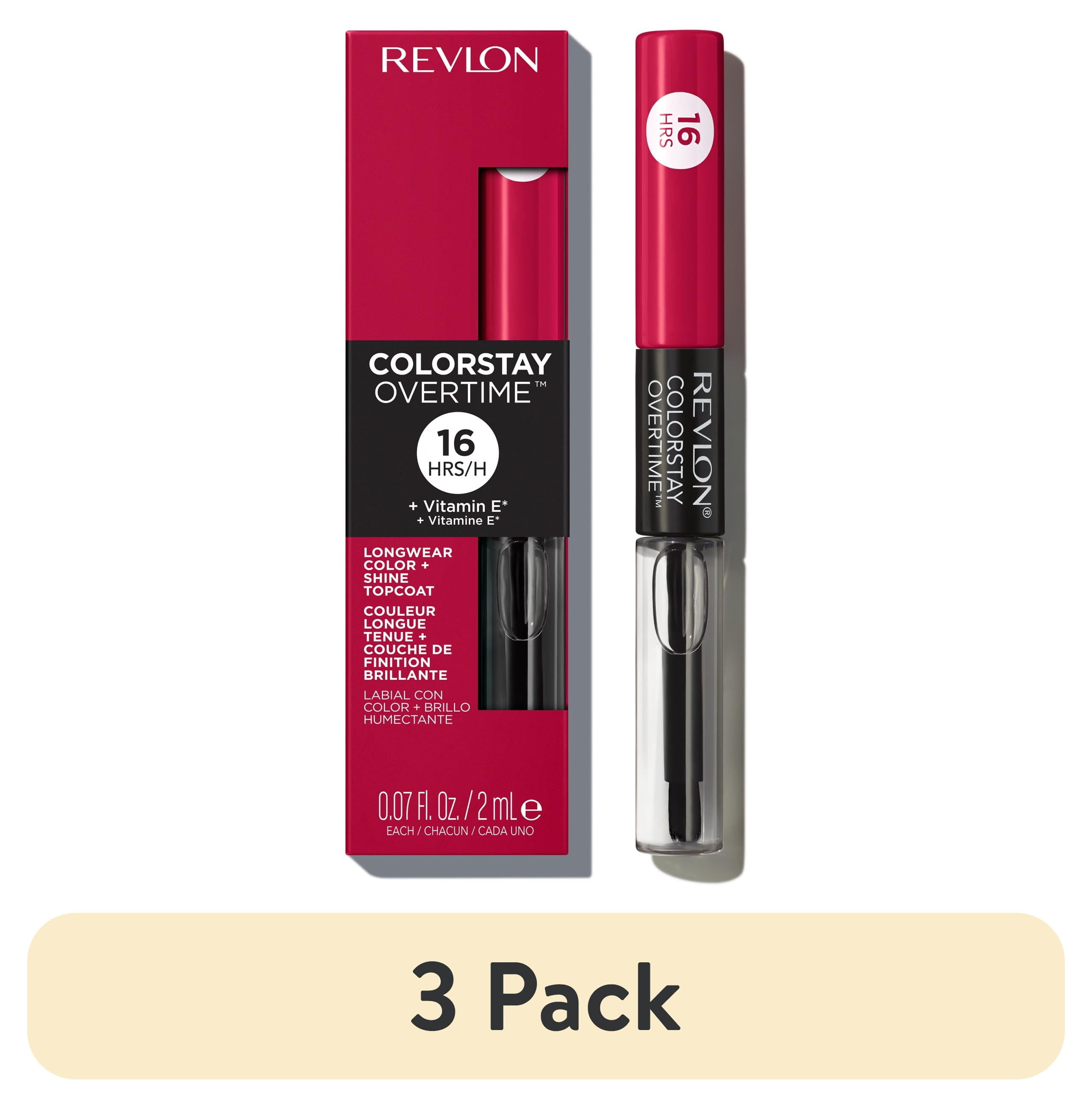 (3 pack) Revlon ColorStay Overtime Longwearing Gloss Lipstick with ...