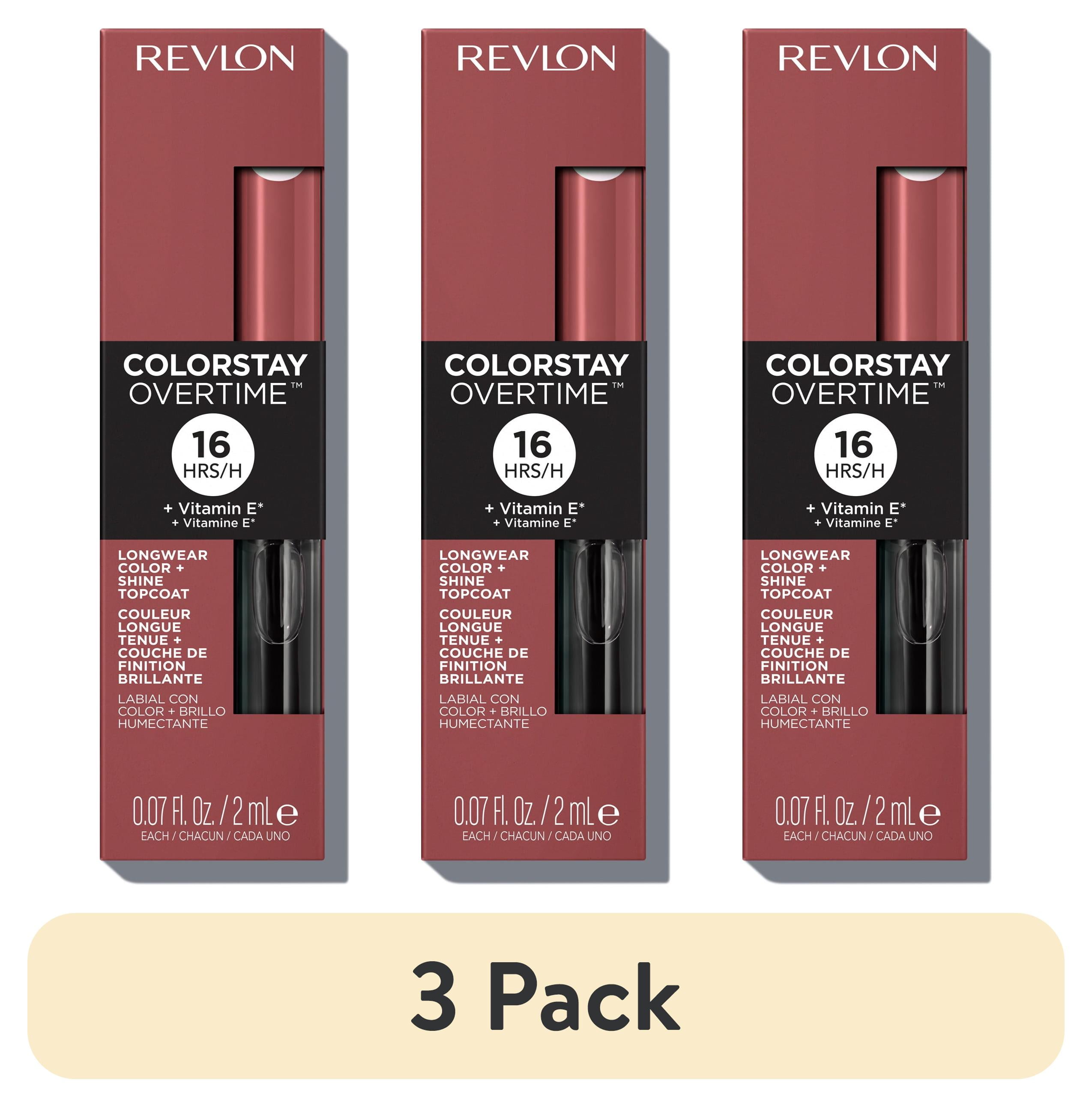 (3 pack) Revlon ColorStay Overtime Longwearing Gloss Lipstick with ...