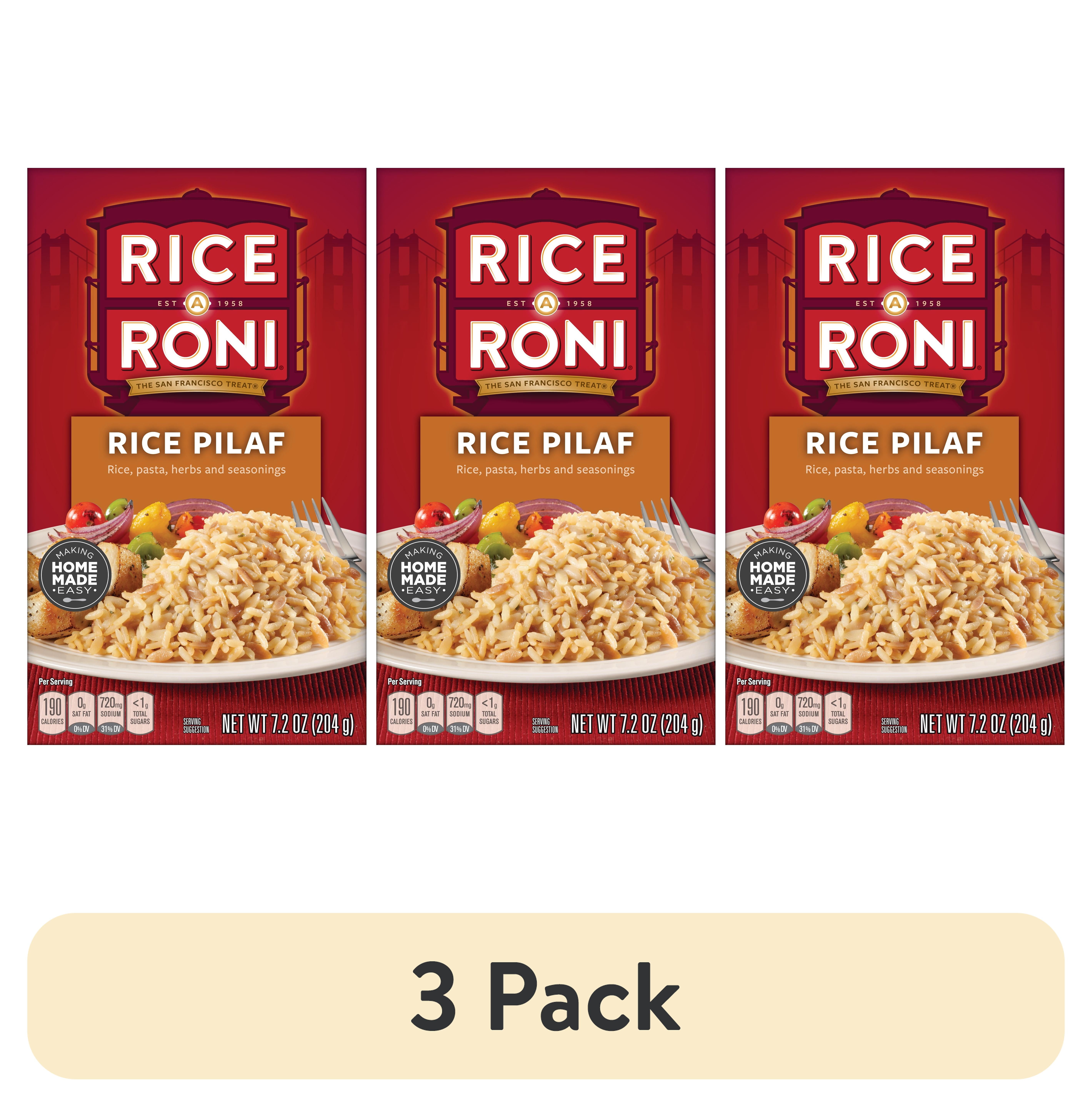 (3 pack) Rice a Roni Rice Pasta Rice Pilaf, 7.2 oz - Walmart.com
