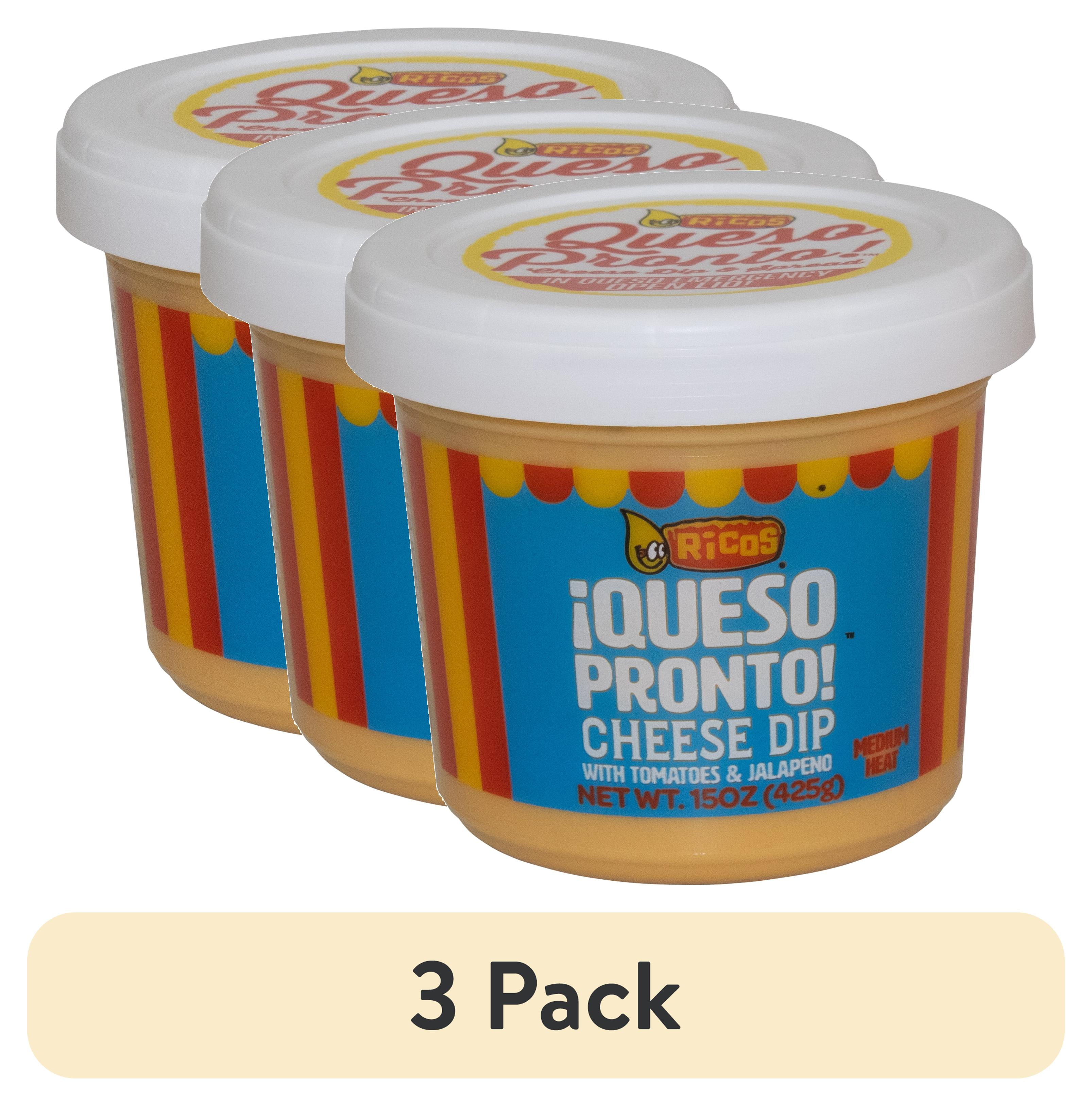 (3 pack) Ricos® Queso Pronto Medium Yellow Cheese Dip & Spread with ...