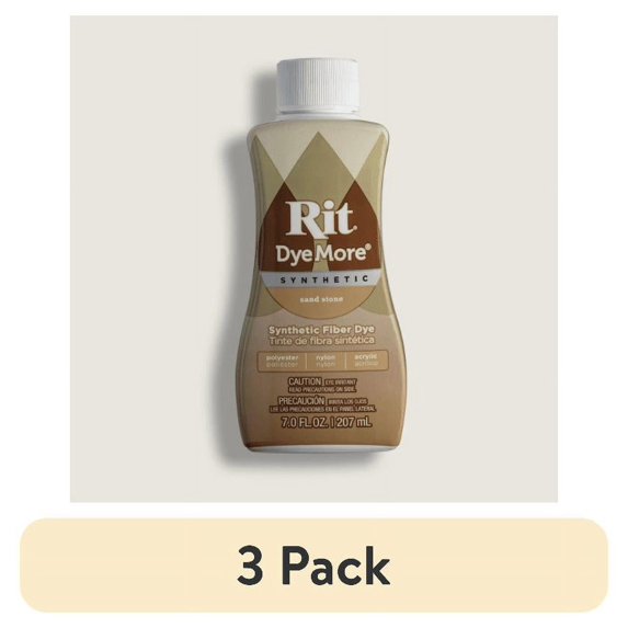 (3 pack) Rit DyeMore Dye for Synthetics, Sandstone, 7 fl. oz. - Walmart.com