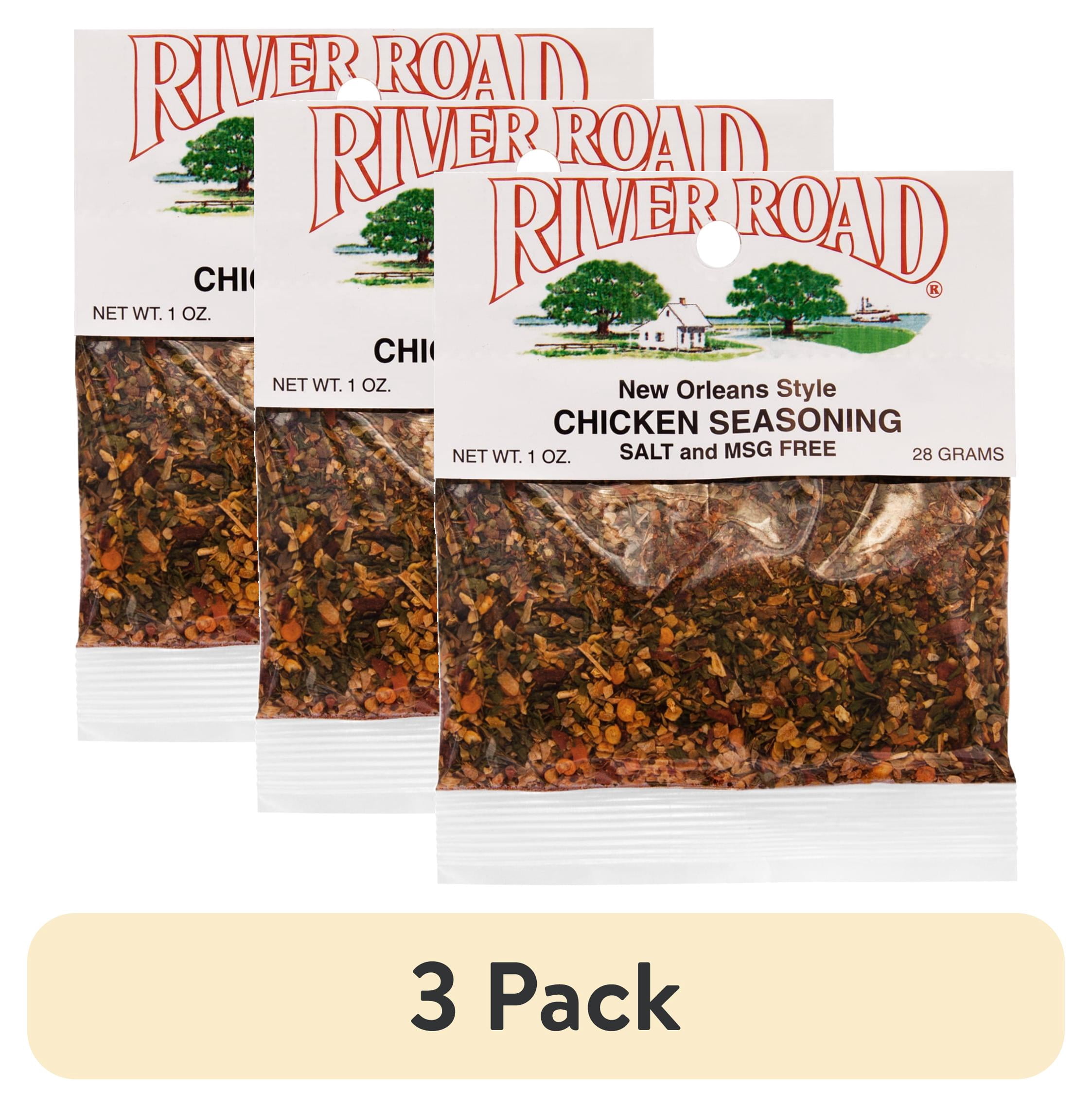(3 pack) River Road New Orleans Style Chicken Seasoning, 2.5 oz Jar ...