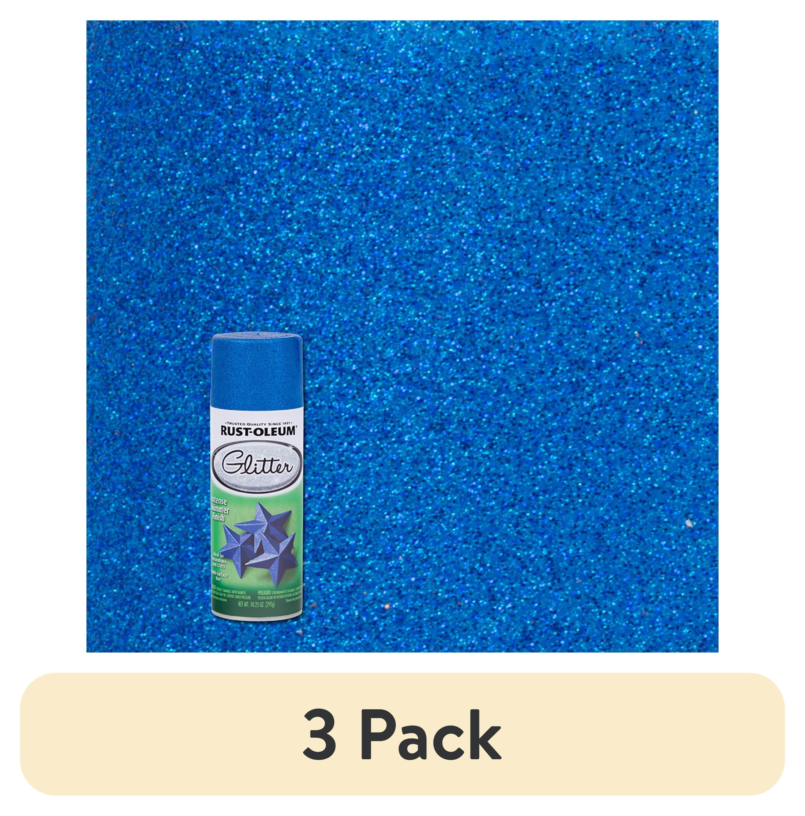 (3 pack) 6 Pack, Royal Blue, Rust-Oleum Specialty Glitter Spray Paint ...