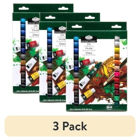 Royal & Langnickel Essentials 12ml Acrylic Paint Set 24 Colors for ...