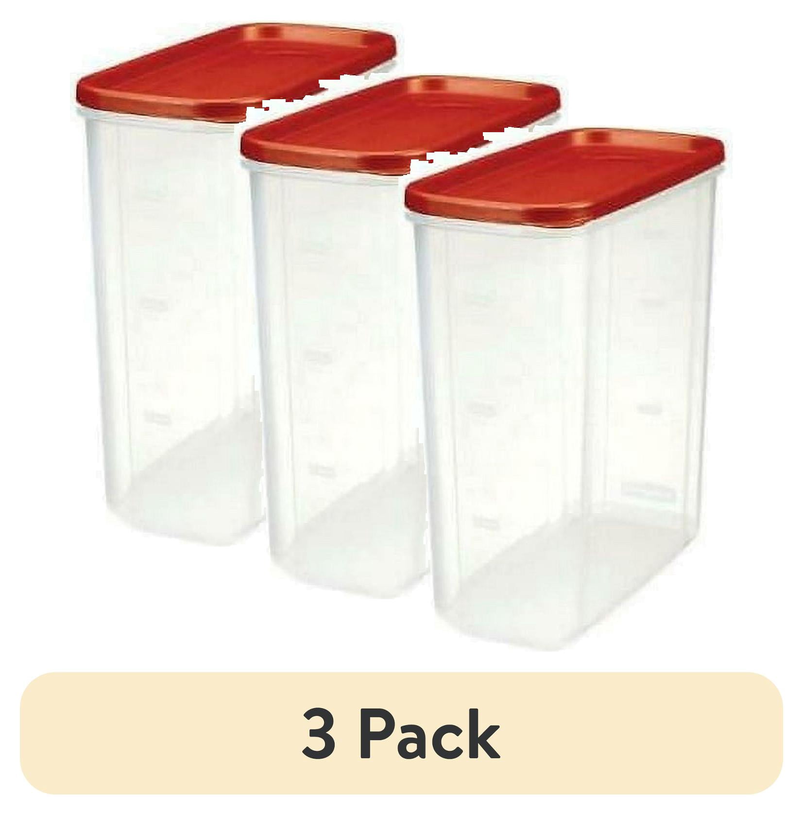 (3 pack) Rubbermaid 21 cups Food Storage Container 1 pk Clear - Walmart.com