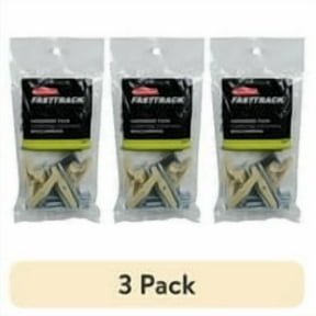 Rubbermaid FastTrack Garage Storage Wall Mounted Rail Kit, 2 Pack ...