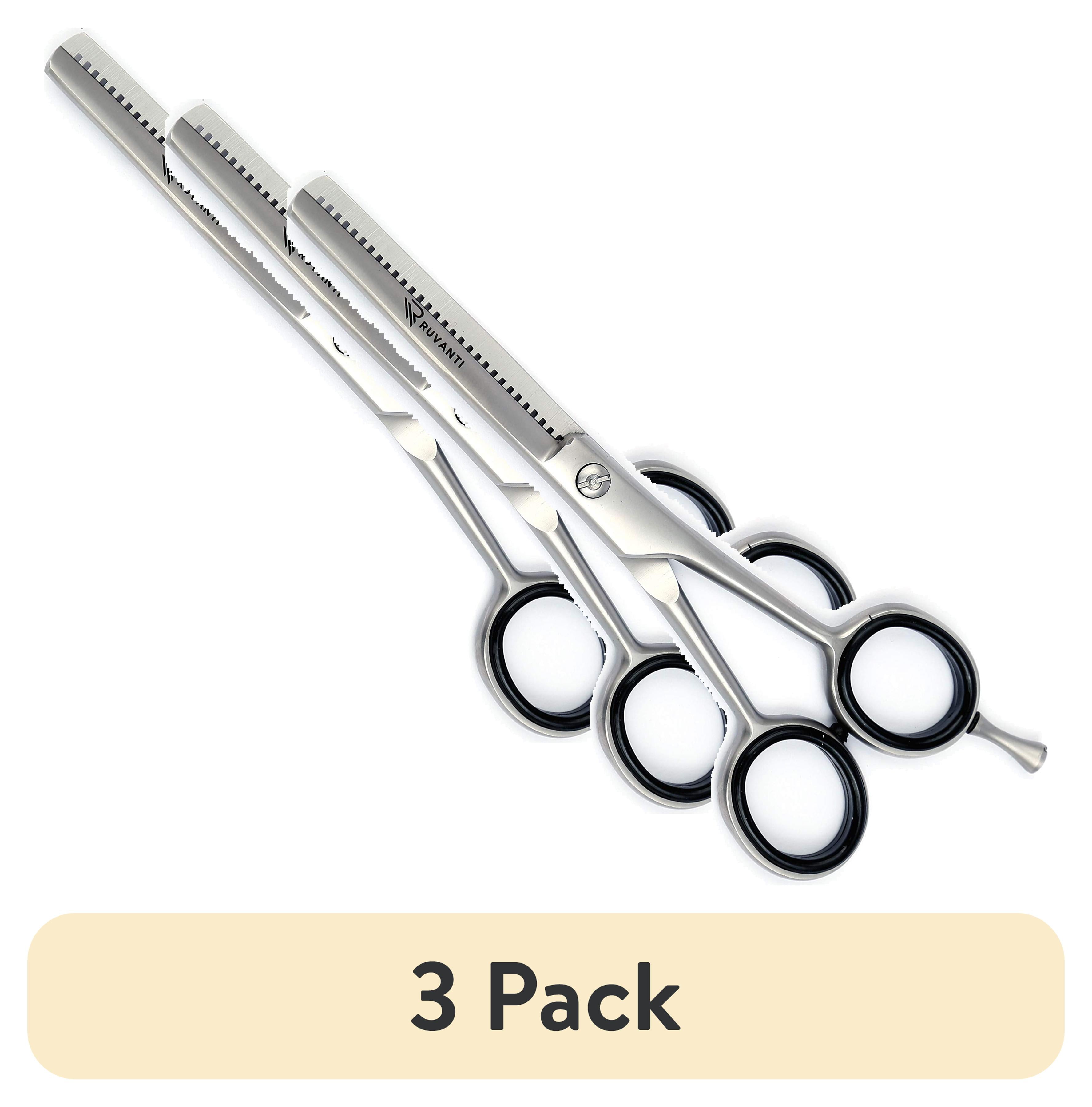 (3 pack) Ruvanti Professional Thinning Shears For Hair Cutting Split ...