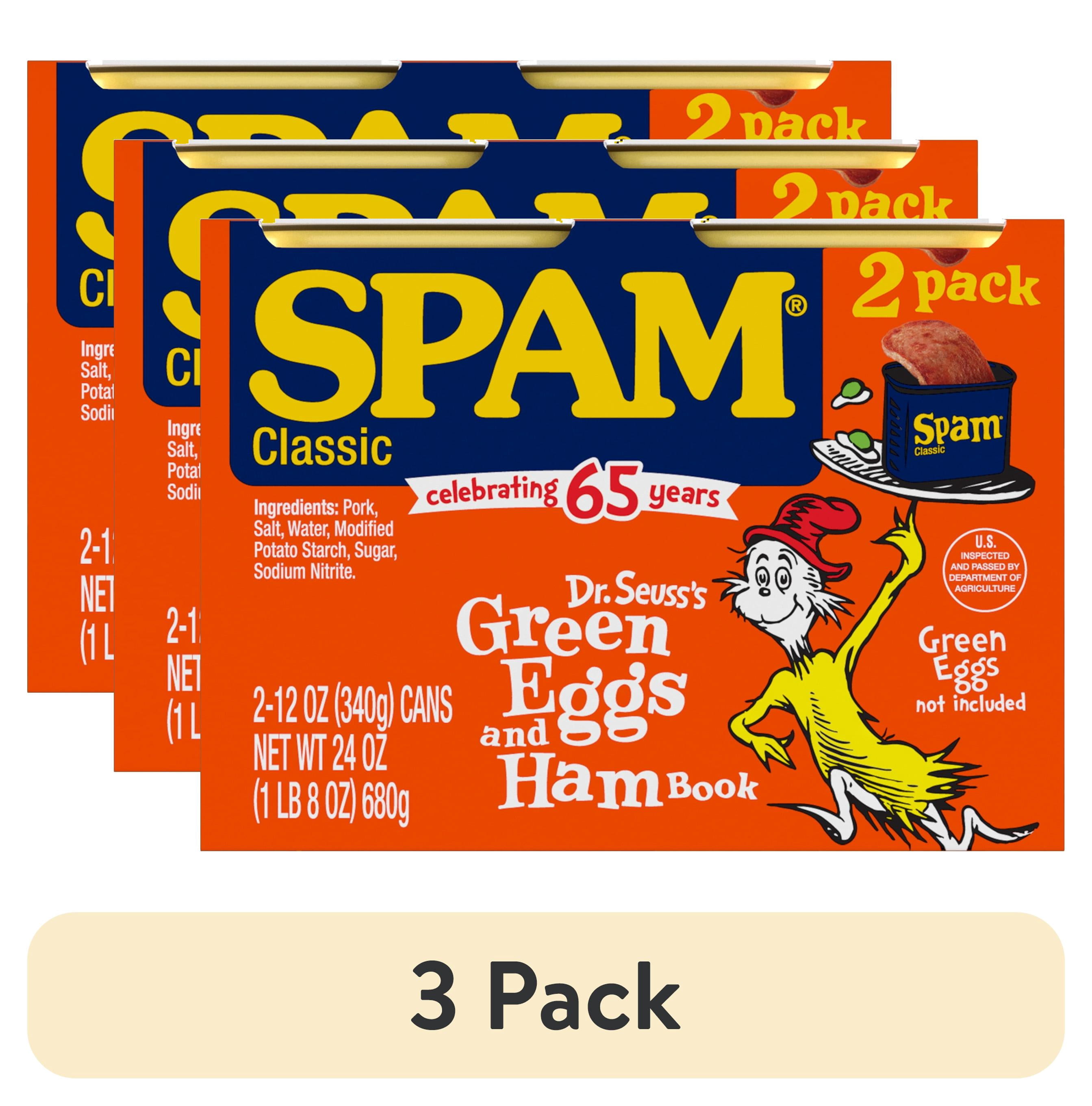 (3 pack) SPAM Green Eggs & Ham with SPAM 2PK - Walmart.com