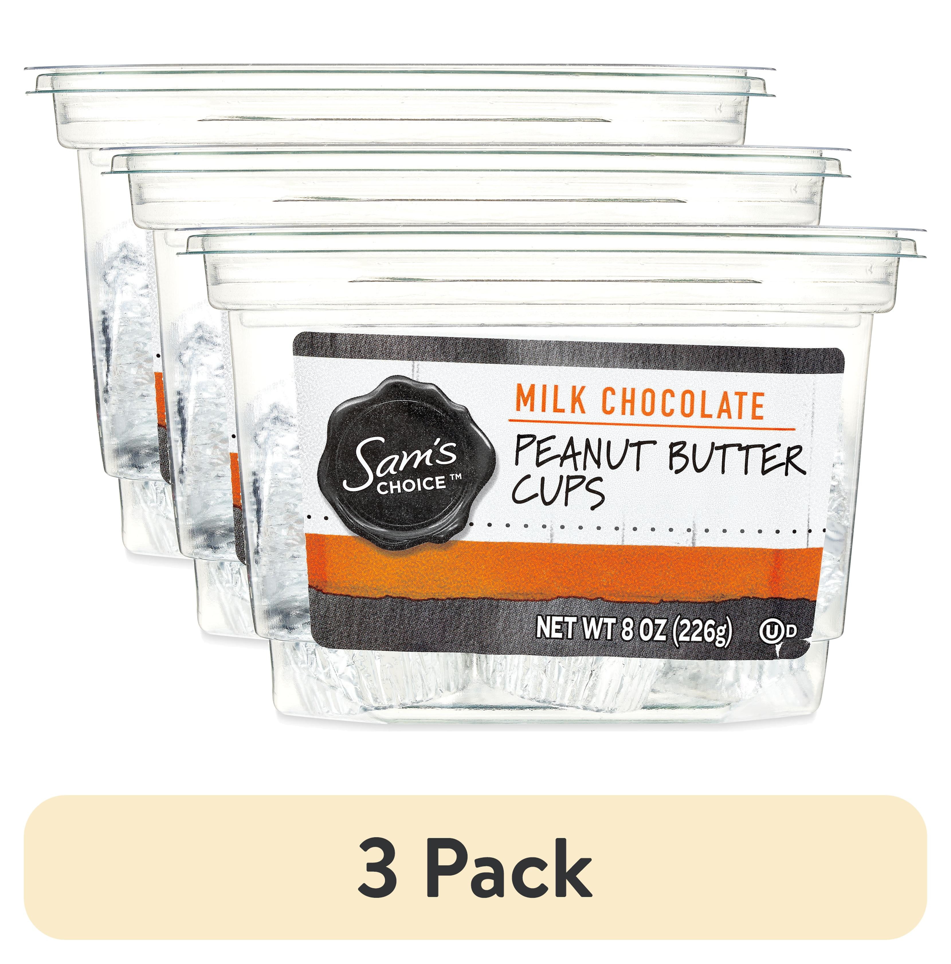 (3 pack) Sam's Choice Milk Chocolate Peanut Butter Cups, 8 oz - Walmart.com