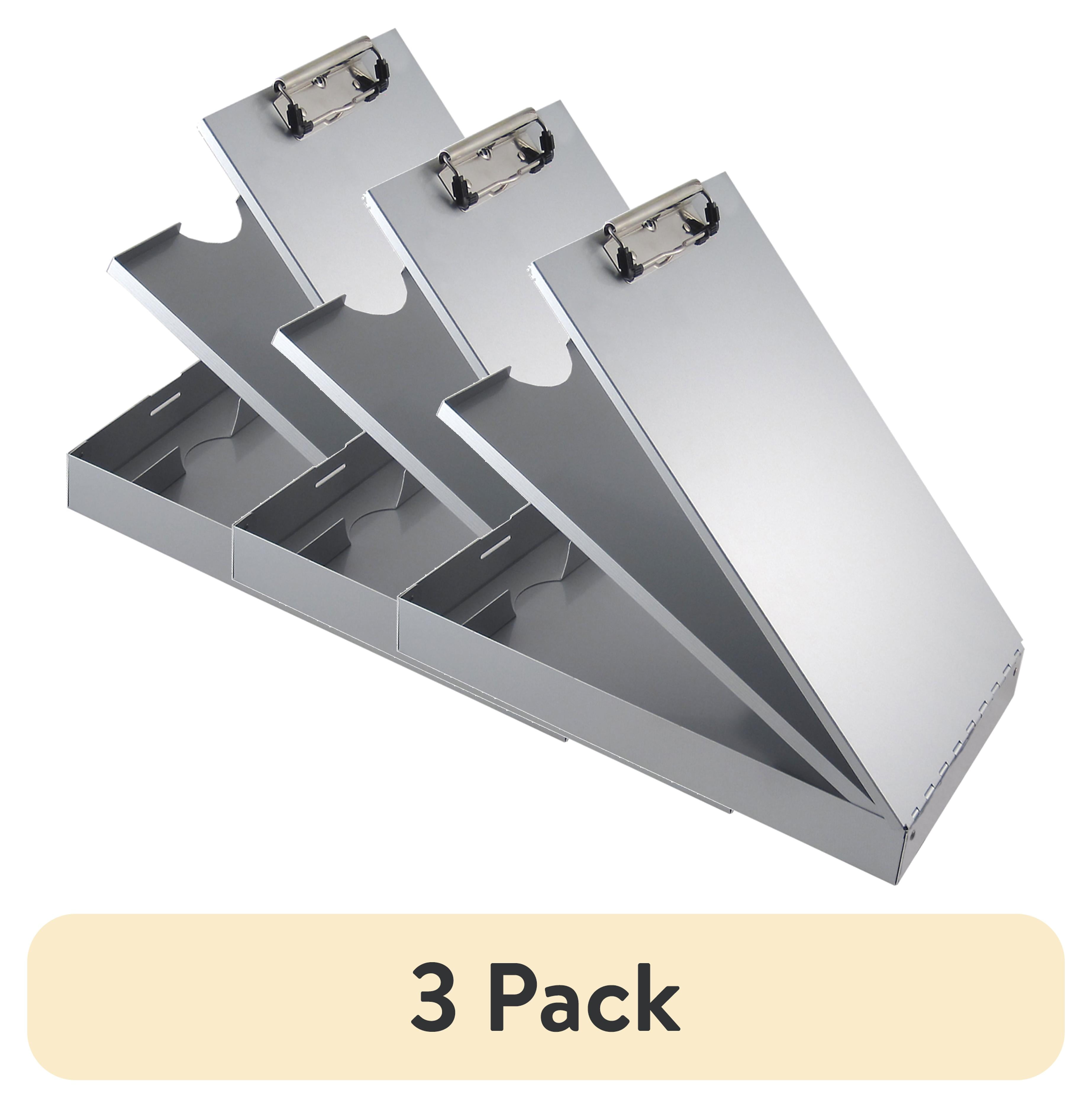 (3 pack) Saunders Metal Storage Clipboard, Made in USA, 2 Tier, Low ...