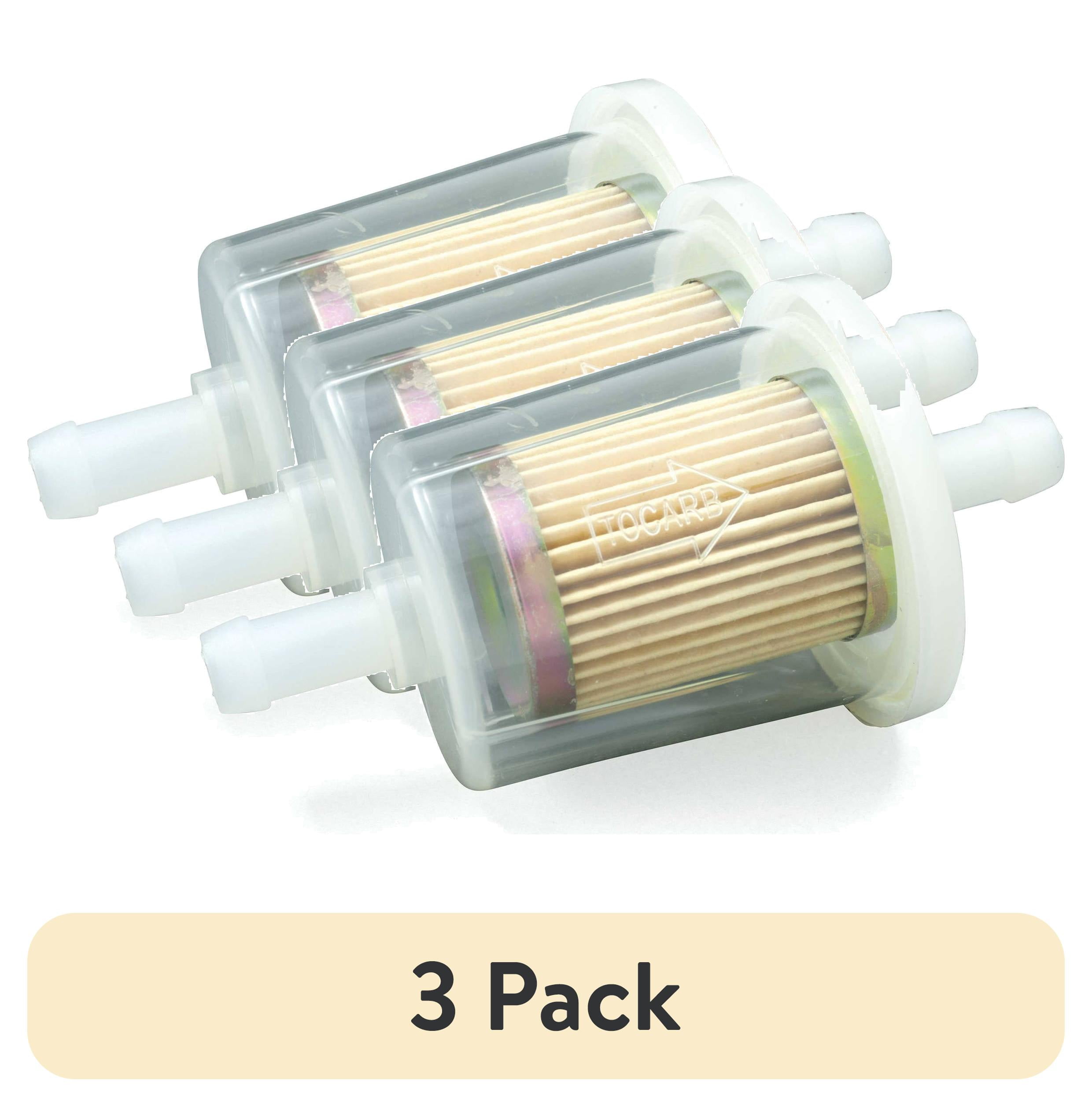 (3 pack) Scepter, 07480, in Line Fuel Filter. Color Clear. "Assembled ...