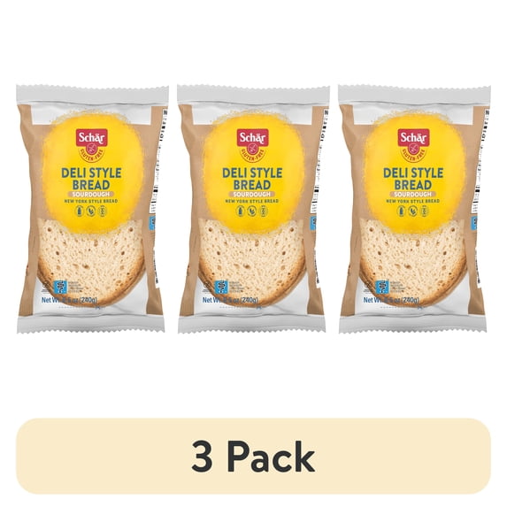 (3 pack) Schar Gluten Free Deli Style Sourdough Bread, 8.5 oz - Walmart.com