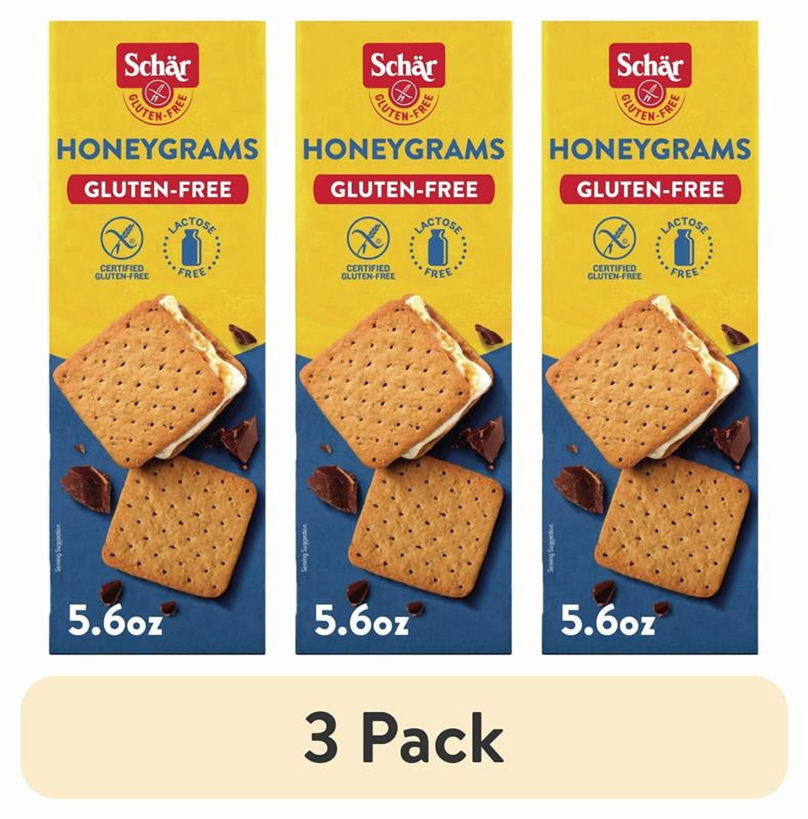 (3 pack) Schar Gluten Free Honeygrams, Honey Cookies, 5.6 oz, 3 Count ...