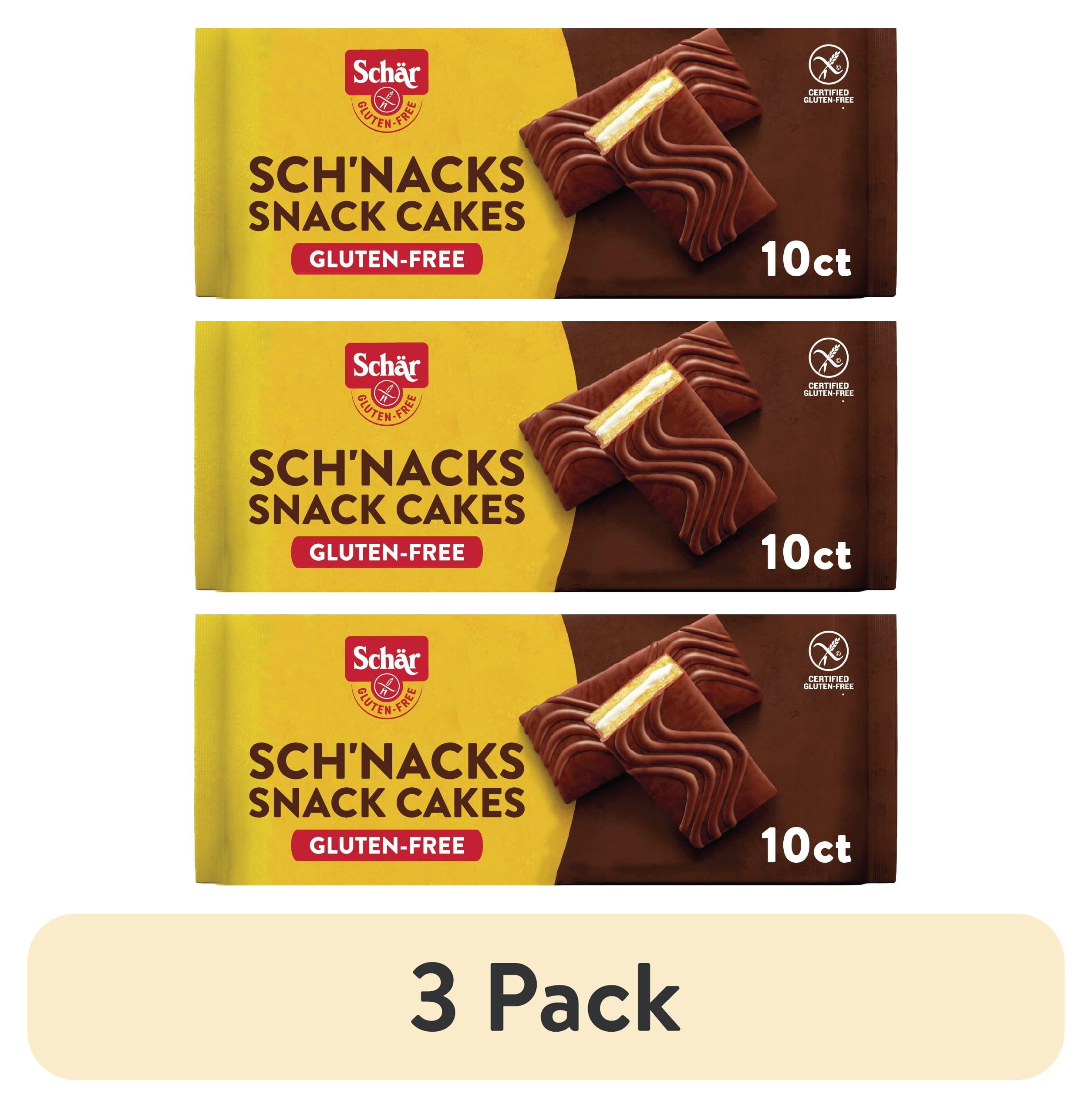 (3 pack) Schar - Gluten Free Sch'nacks, Shelf Stable Cream Filled Snack ...