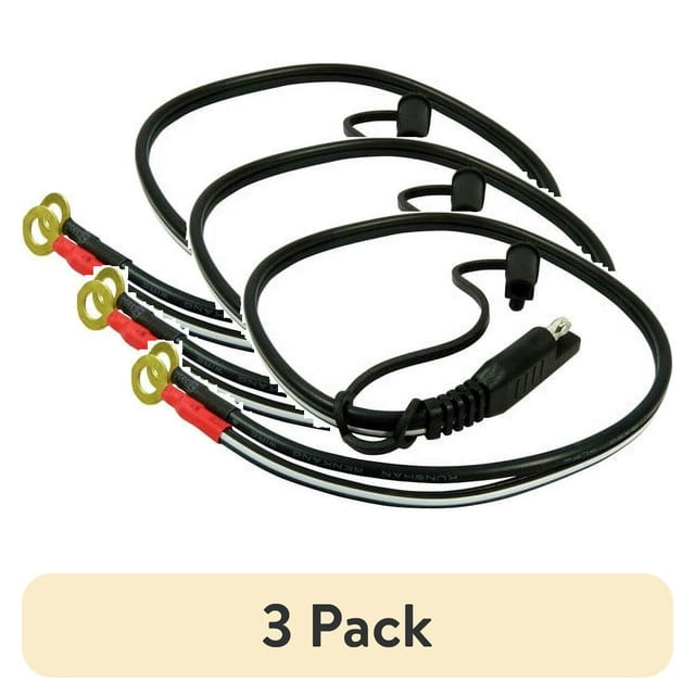 Schumacher Electric 3 Pack Cable Connector for Battery Chargers with ...