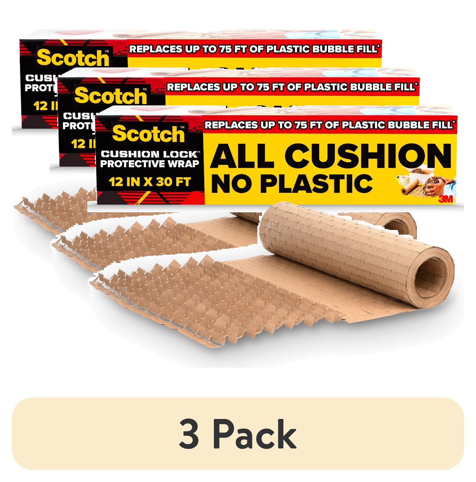 (3 pack) Scotch Cushion Lock Protective Wrap, 30 ft. Roll, Equivalent ...