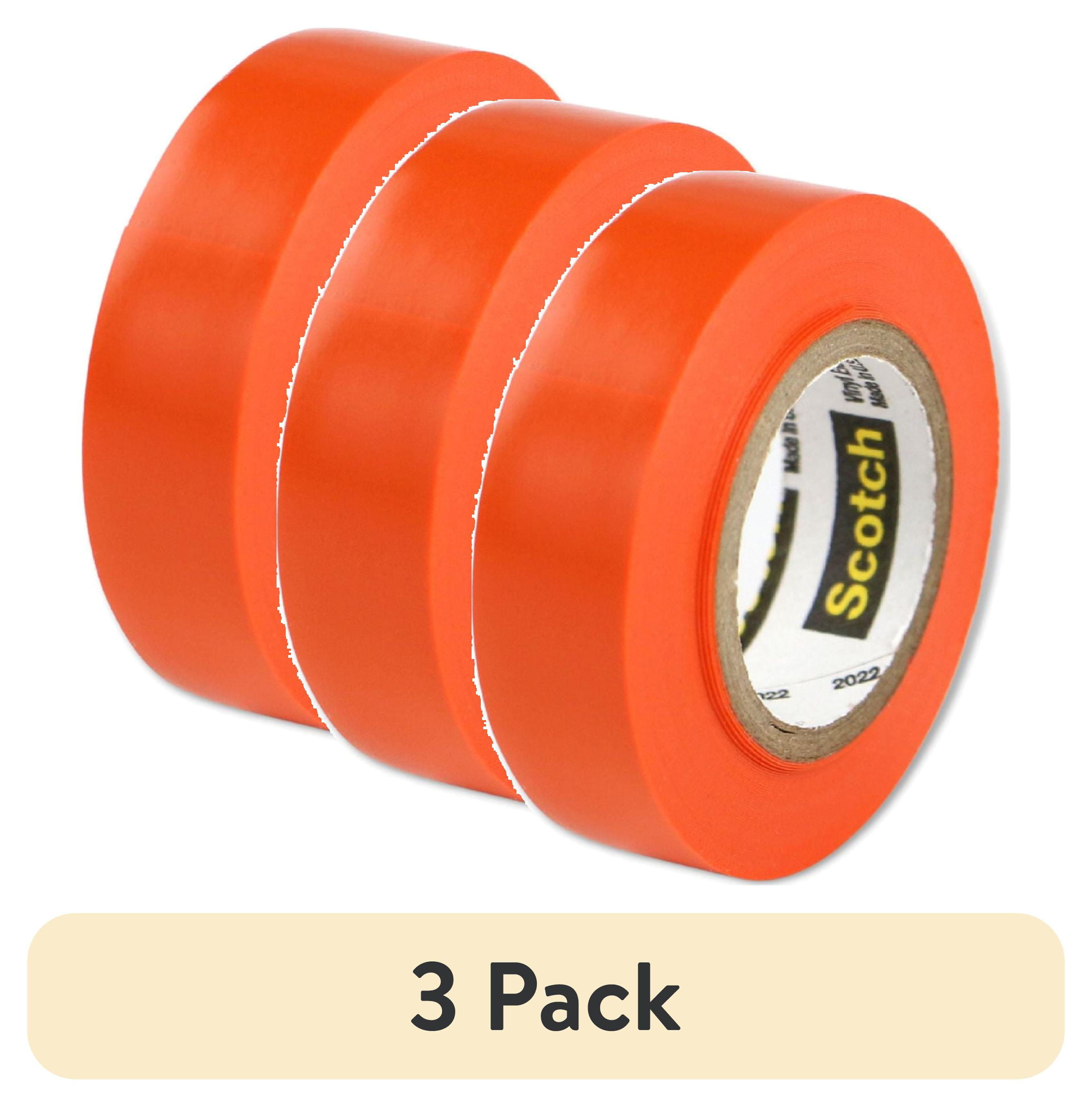 (3 pack) Scotch Vinyl Color Coding Electrical Tape 35, 1/2 in x 20 ft ...