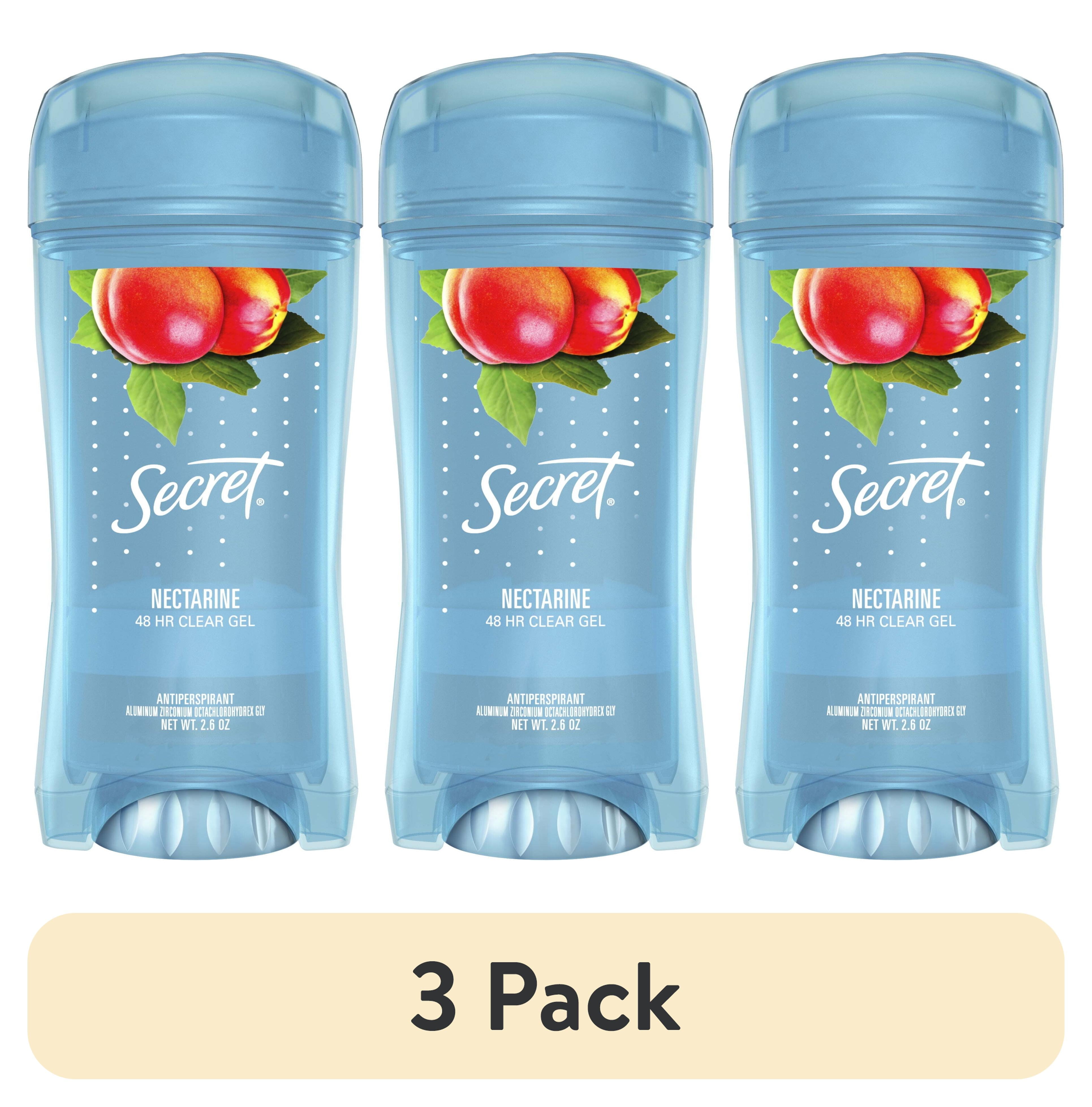 (3 pack) Secret Fresh Clear Gel Antiperspirant Deodorant, Sweet ...