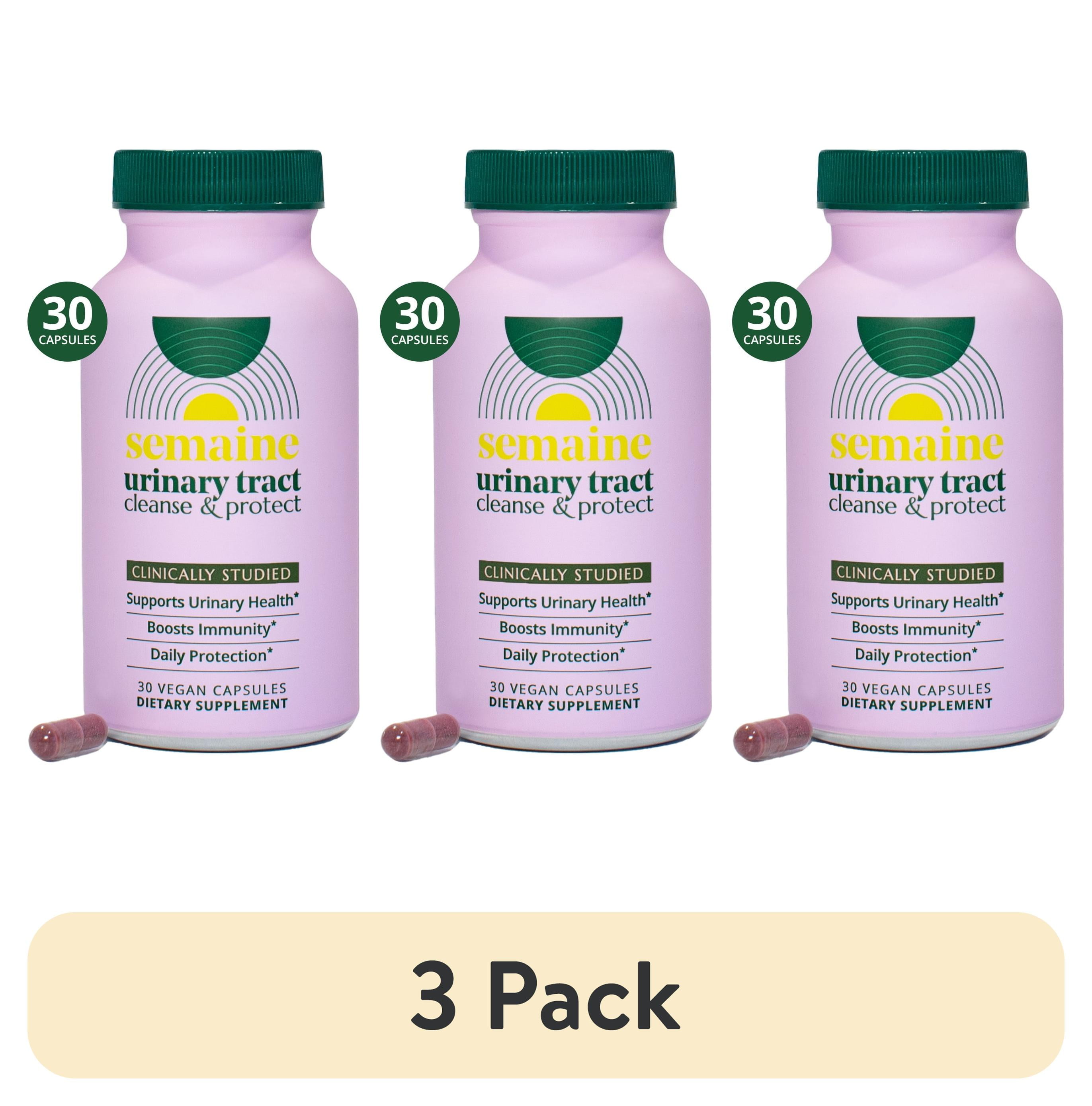 (3 pack) Semaine Urinary Tract Cleanse & Protect 30 Ct. – UTI Relief ...