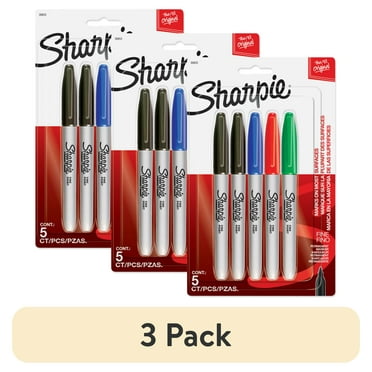 Sharpie Mini Fine Point Permanent Markers, Assorted Colors, 4 Count ...