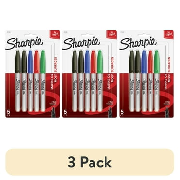 Sharpie Mini Fine Point Permanent Markers, Assorted Colors, 4 Count ...