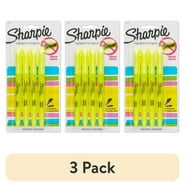 Sharpie Clear View Smear Guard Highlighter, Assorted 12 Count with ...
