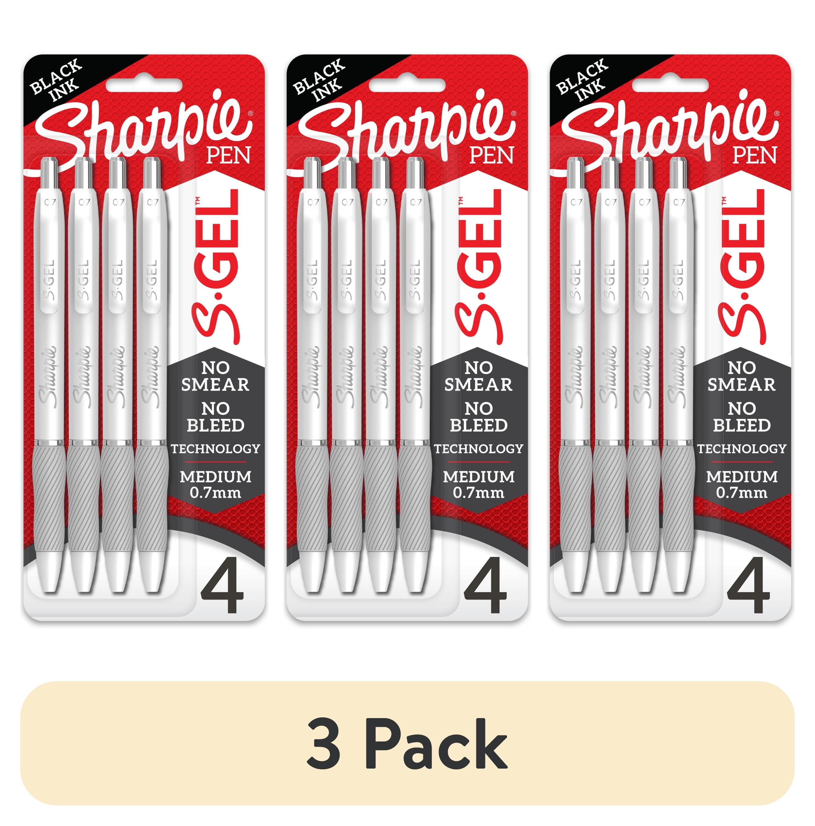 (3 pack) Sharpie S-Gel, Gel Pens, Medium Point (0.7mm), Black Ink ...